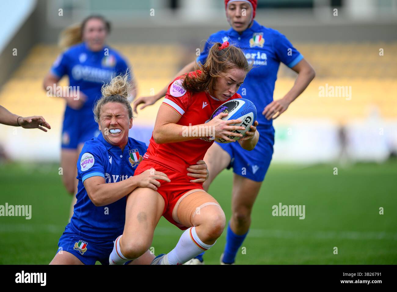 Parma, Italy. 27th Apr, 2025. Lisa Neumann ( Wales ) during 2025 Women ...