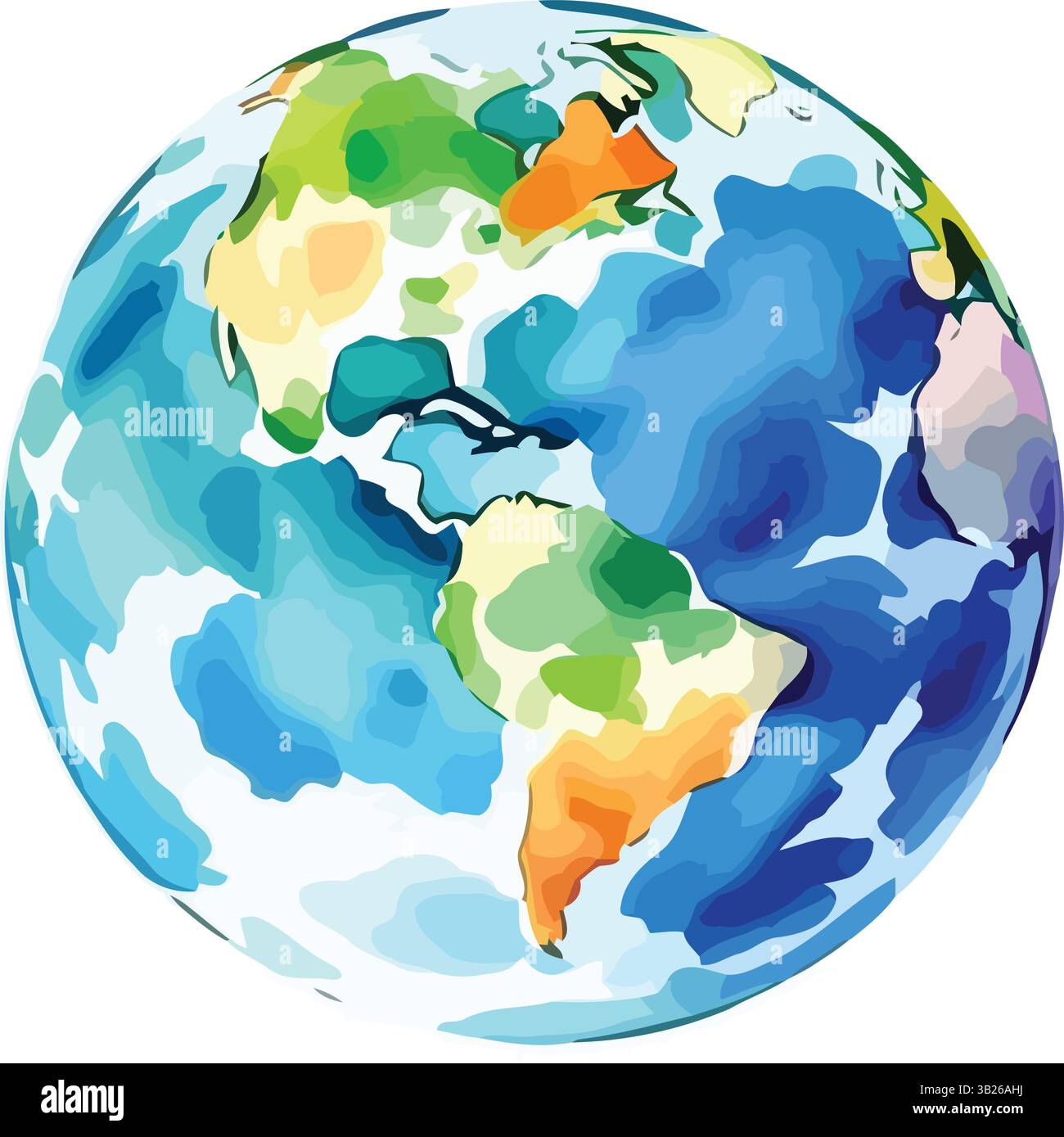 Painterly illustration Stock Vector Images - Alamy