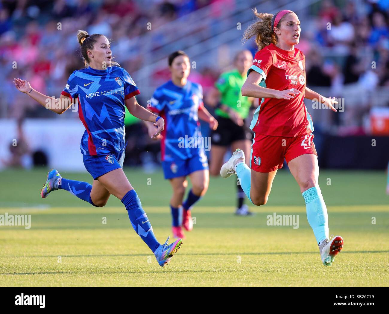 Cary, North Carolina, USA. 26th Apr, 2025. North Carolina Courage ...