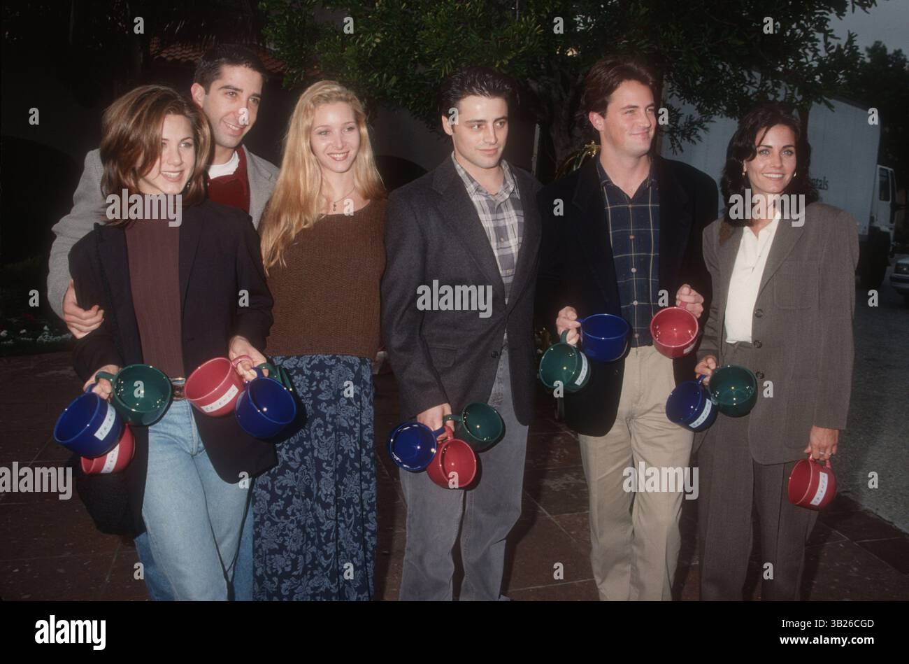 Jan 09, 1995 - Los Angeles, California, USA - Cast of 'Friends' at the ...