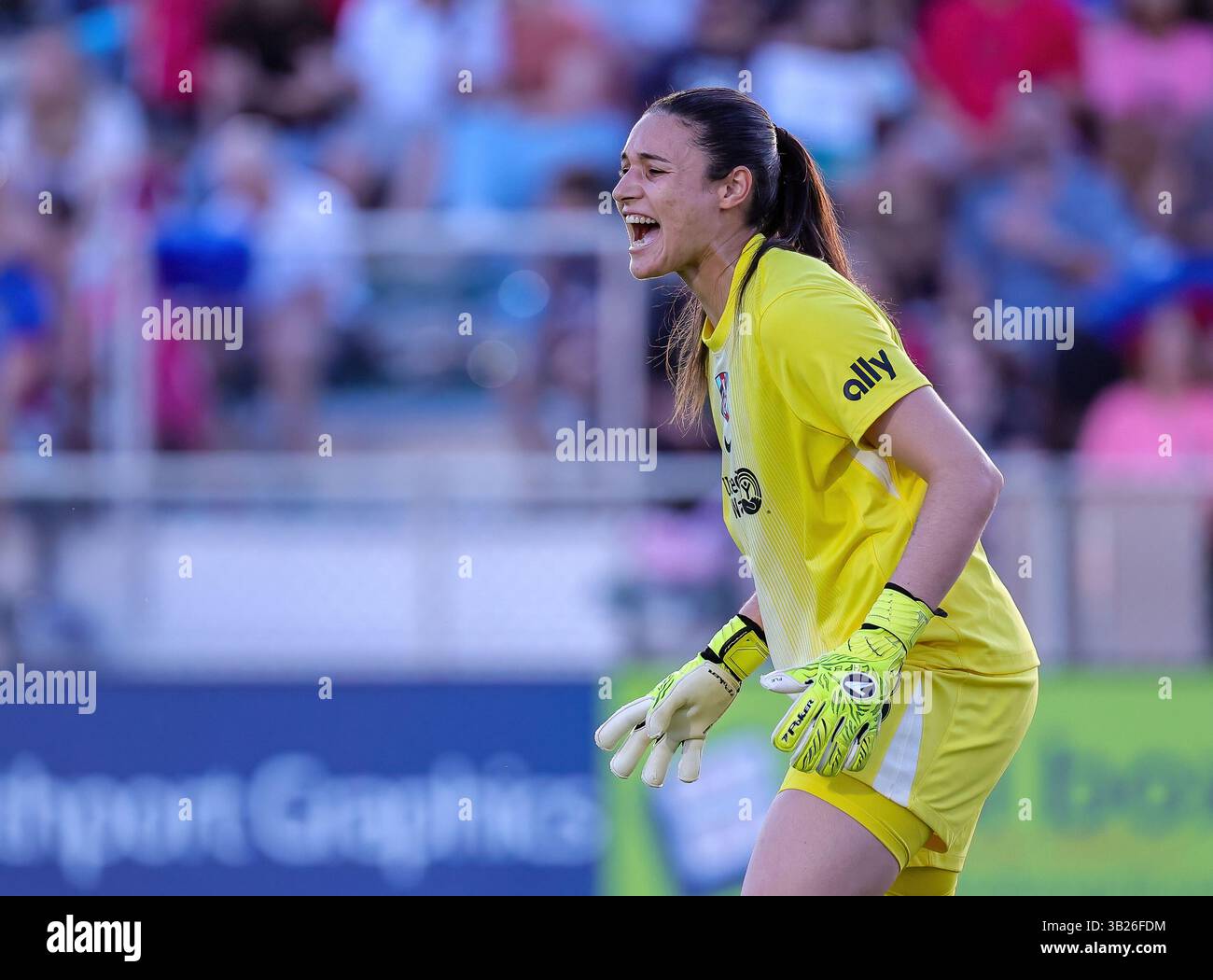 April 26, 2025, Cary, North Carolina, USA: KC Current goalkeeper LORENA ...