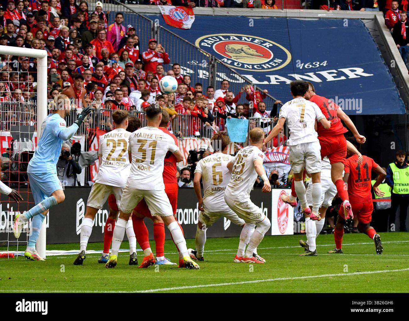 April 26, 2025, Allianz Arena, Munich, GER, 1.FBL, FC Bayern Munich vs ...