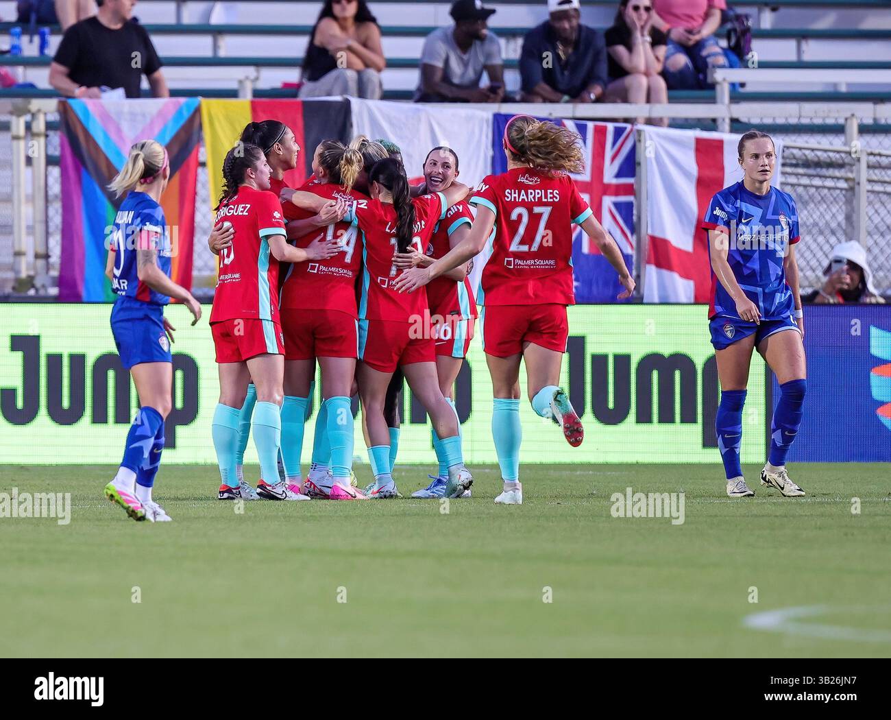 April 26, 2025, Cary, North Carolina, USA: KC Current celebrate ...