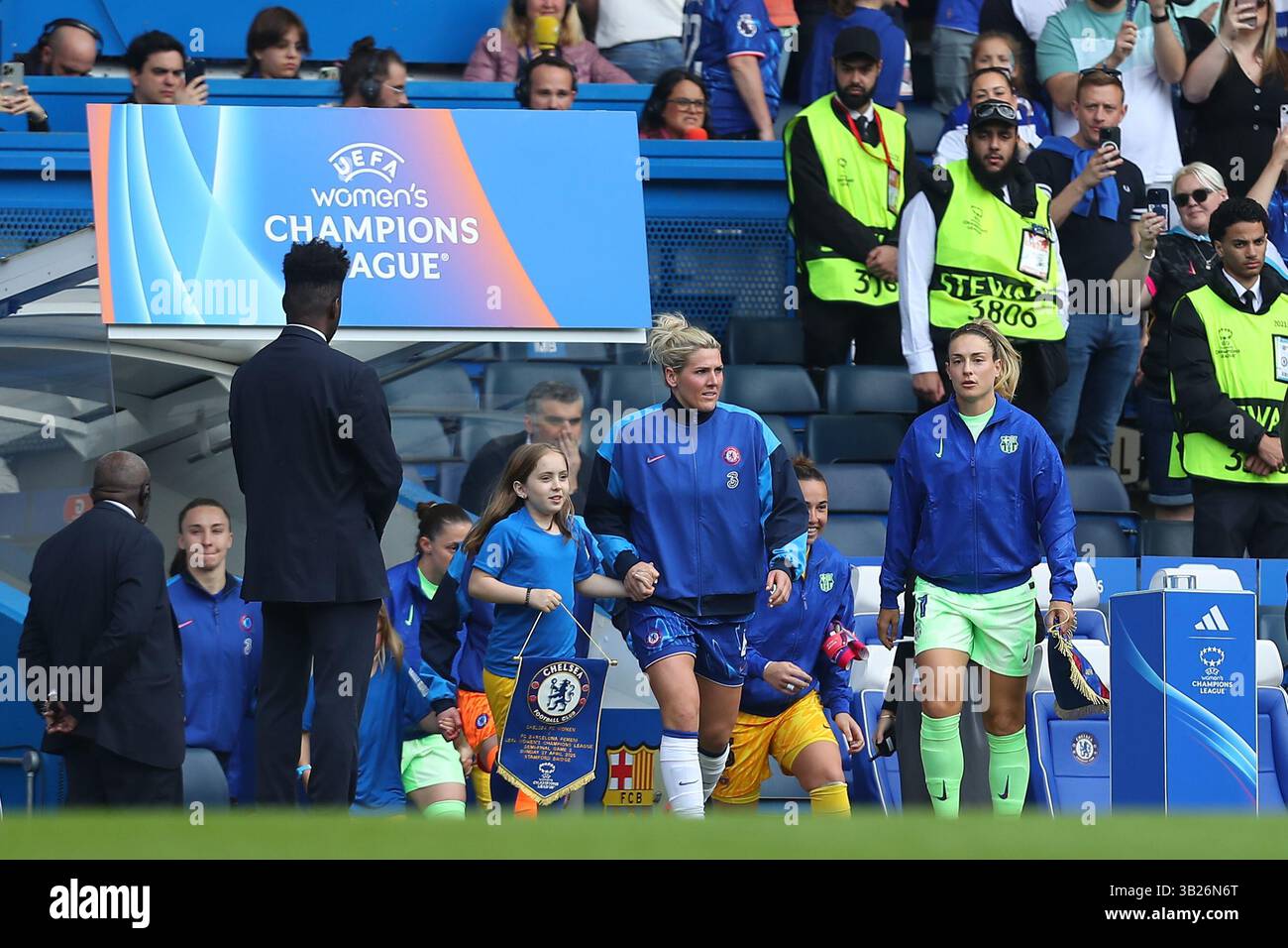 27th April 2025; Stamford Bridge, London, England: UEFA Womens ...