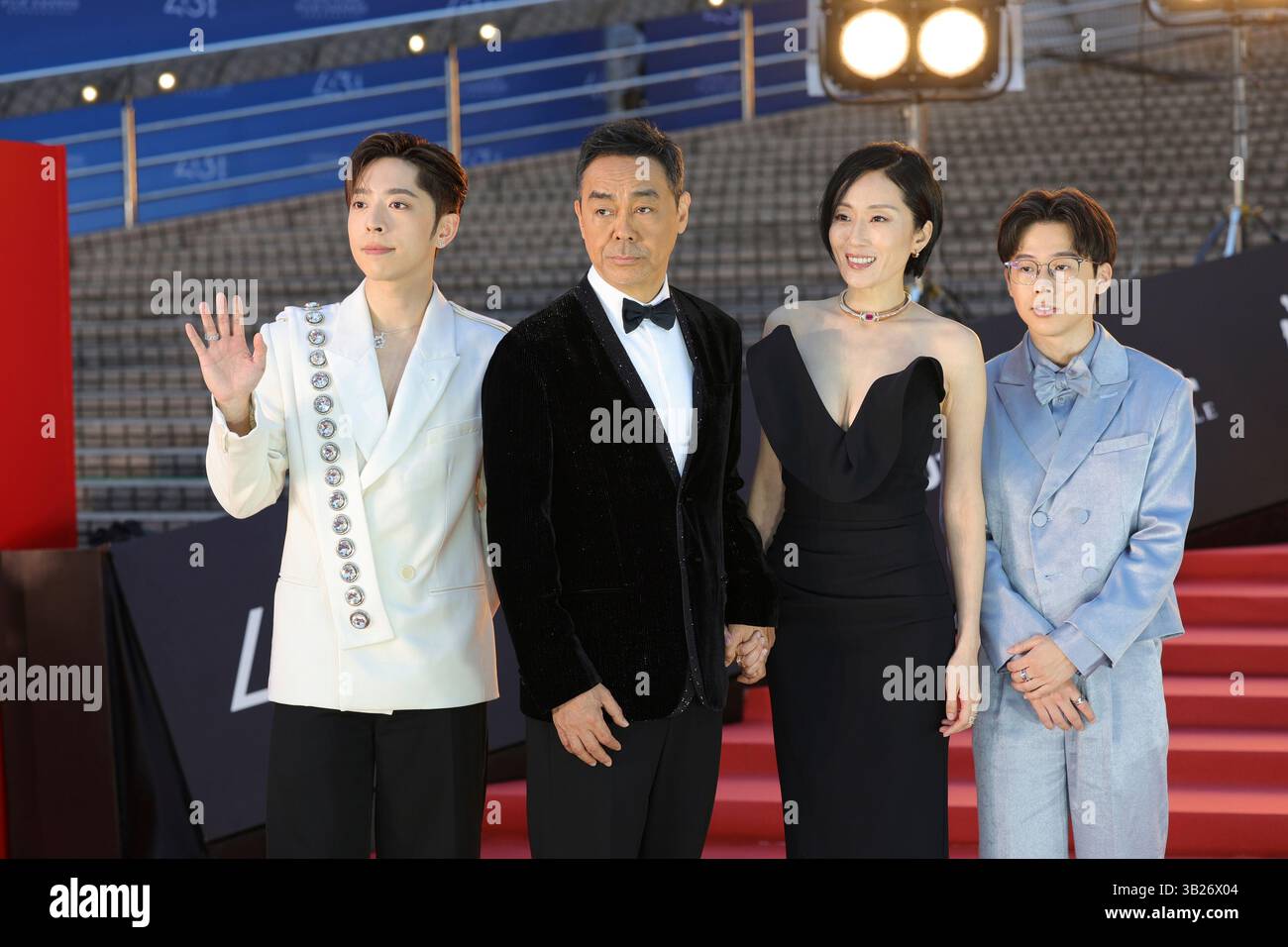 From left, Edan Lui, Sean Lau, Jo Koo and Dylan So from the film "Papa ...