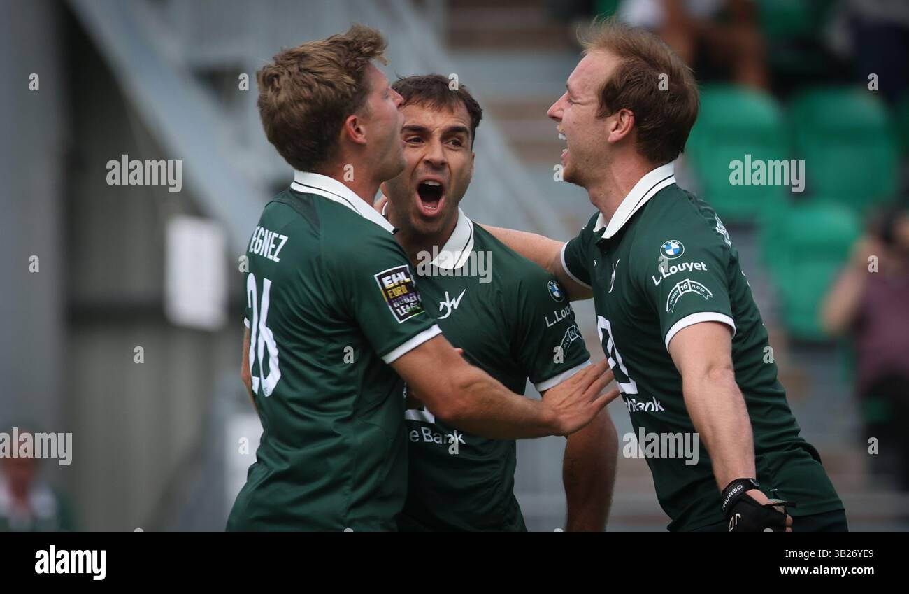 Waterloo, Belgium. 27th Apr, 2025. Watducks's Thomas Micael Domene ...