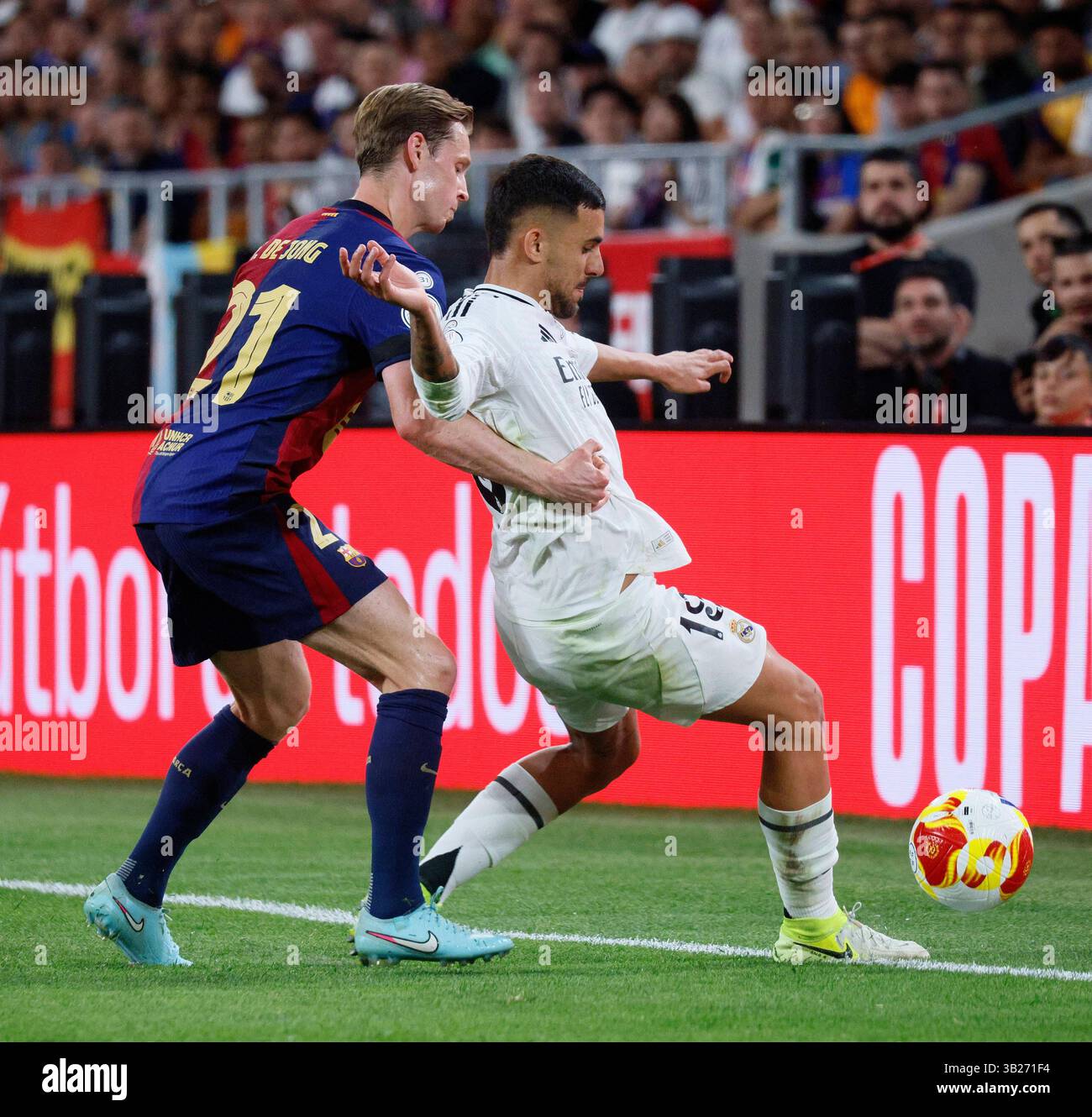 Spanish King Cup (Copa del Rey) final soccer match FC Barcelona vs Real ...
