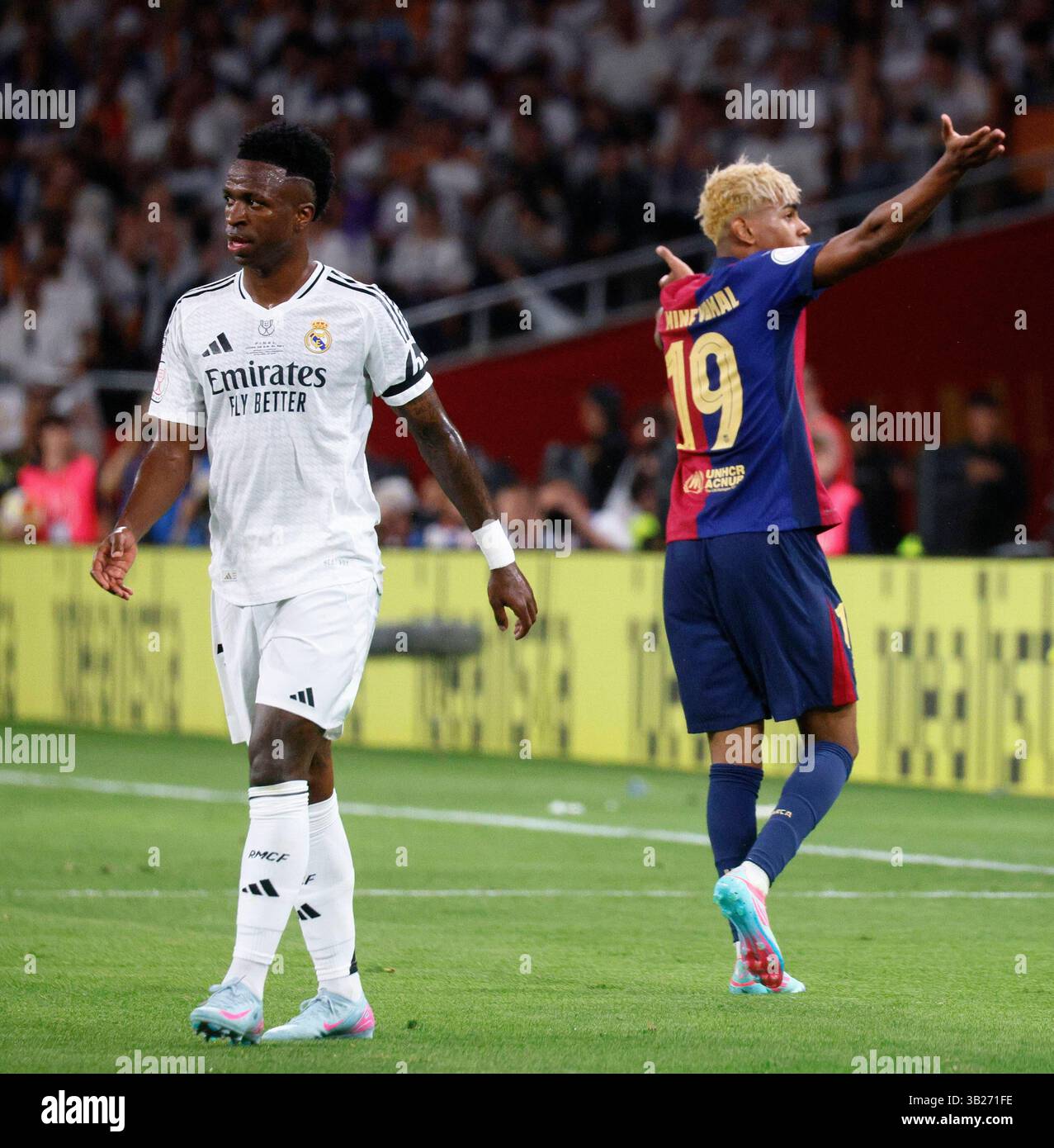Spanish King Cup (Copa del Rey) final soccer match FC Barcelona vs Real ...