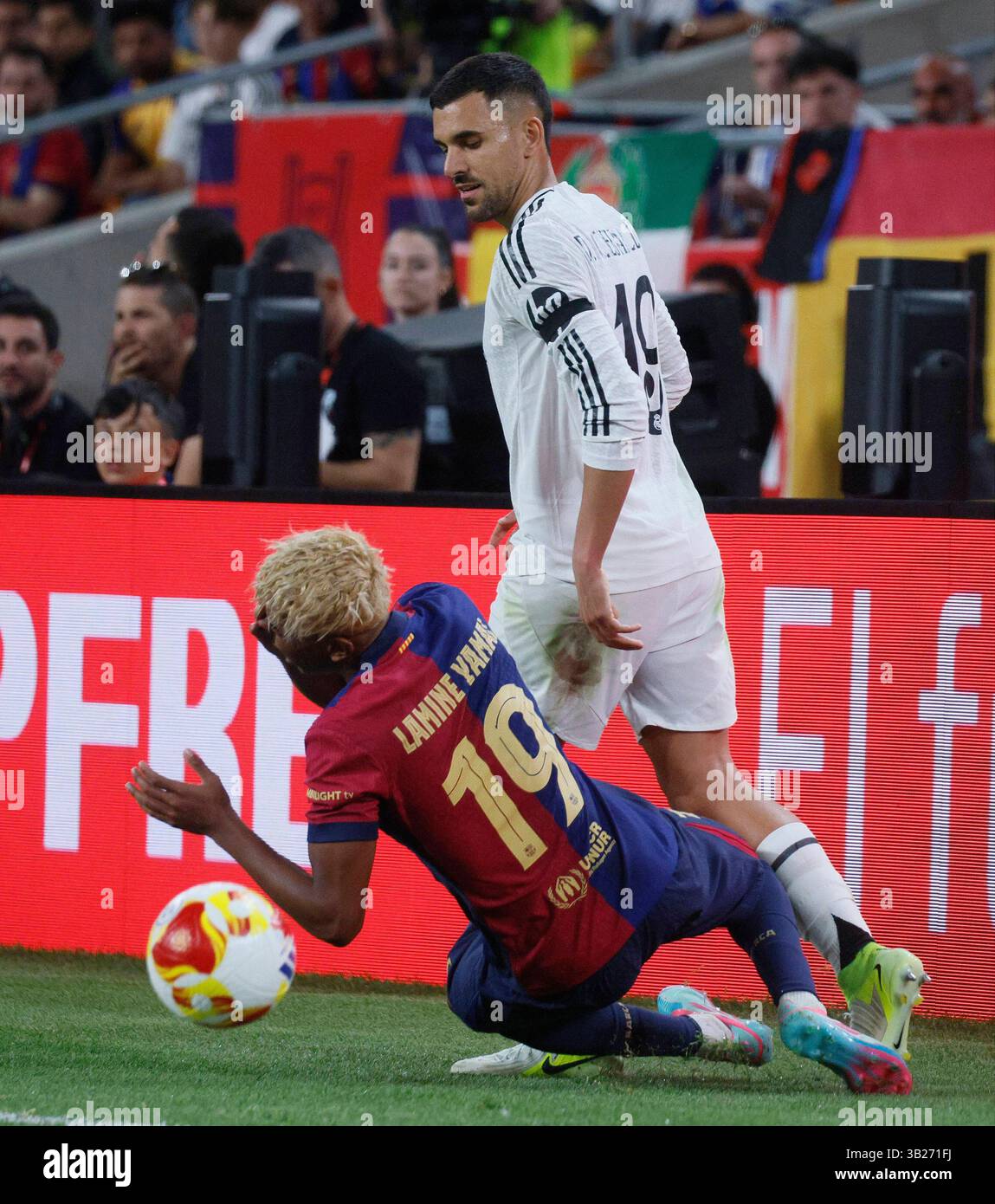 Spanish King Cup (Copa del Rey) final soccer match FC Barcelona vs Real ...