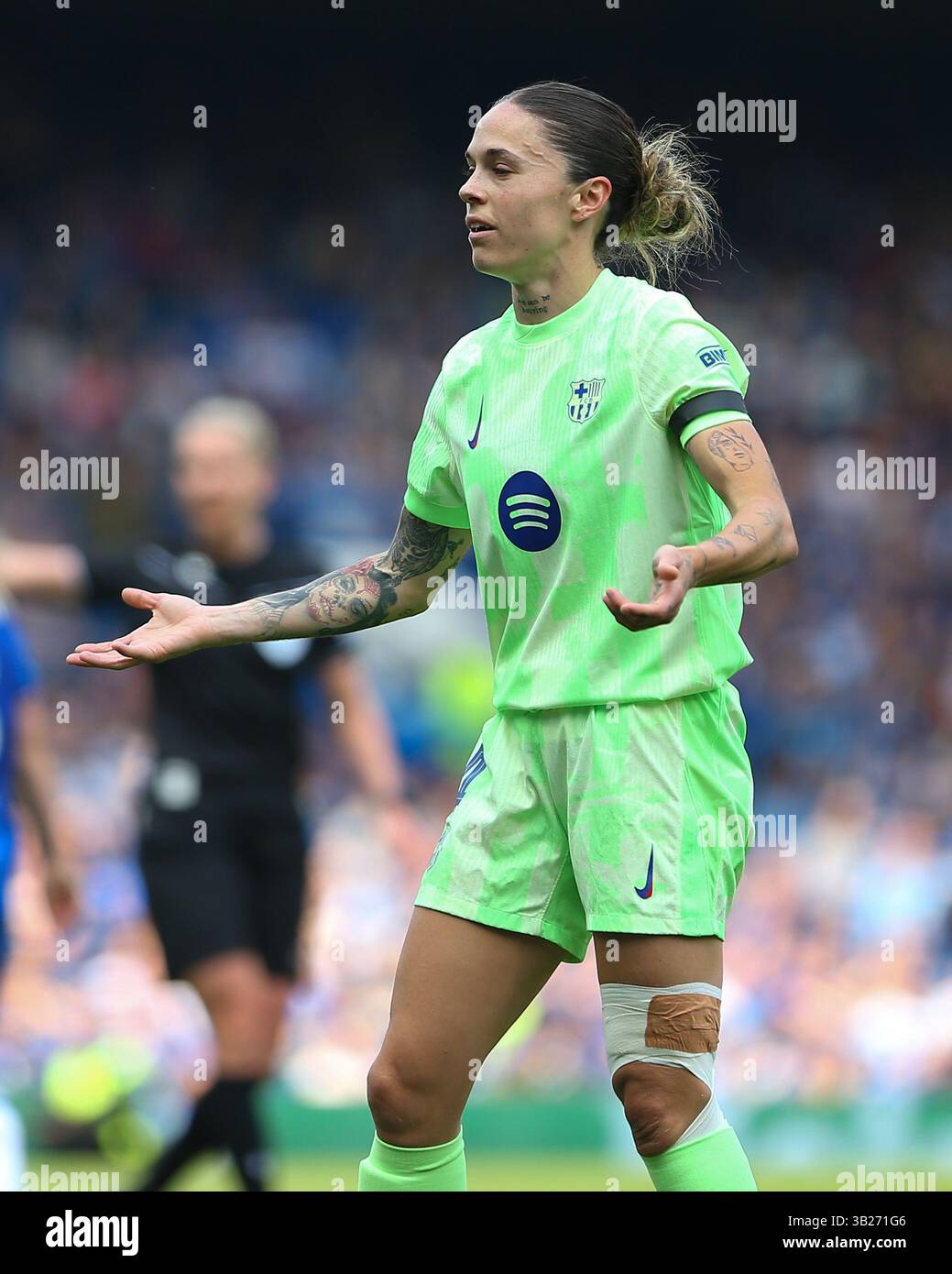London, United Kingdom. 27 April, 2025. María Mapi León of Barcelona ...