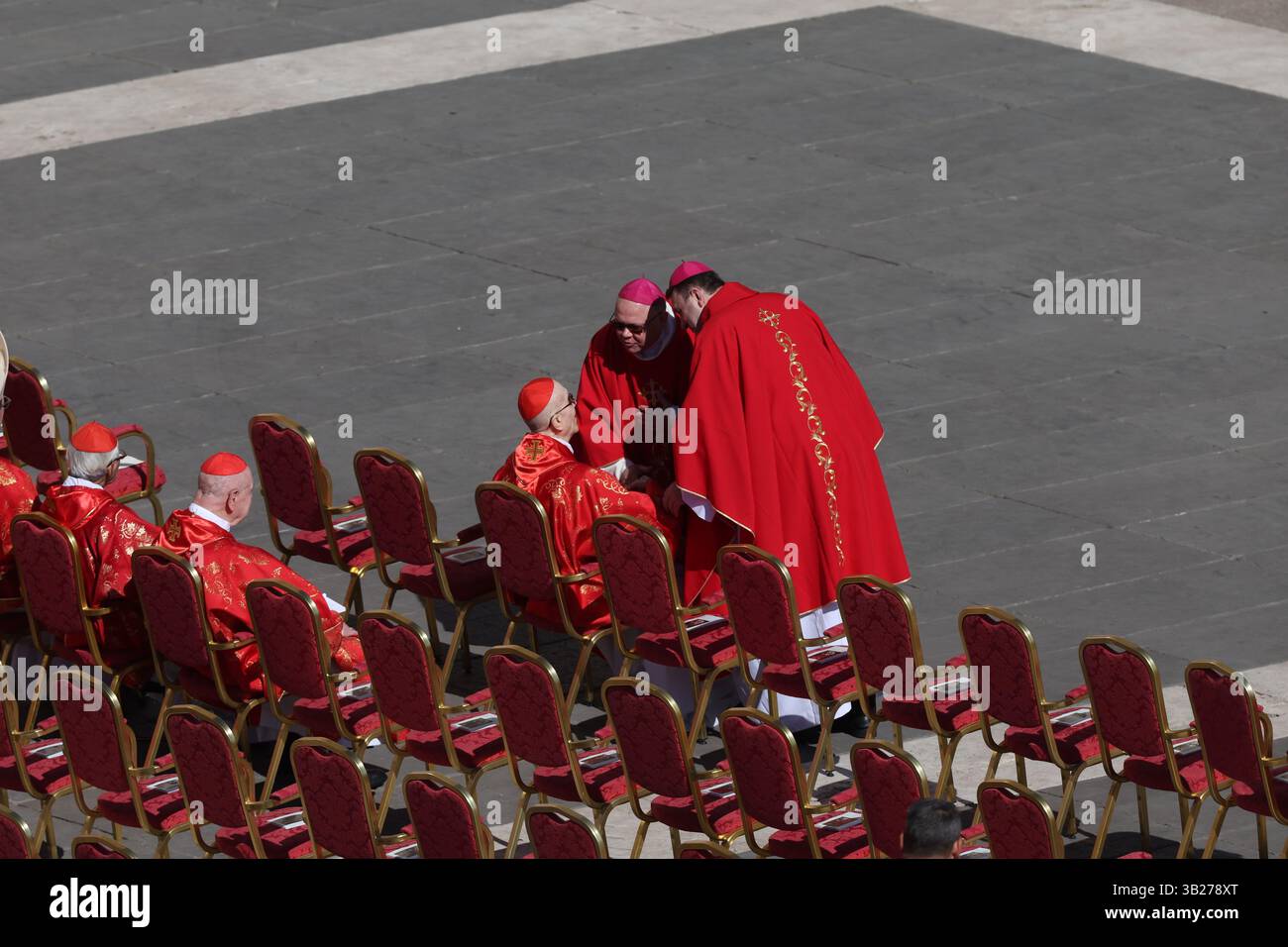 Vatican City, April 26, 2025: Cardinal Giovanni Battista Re celebrates ...