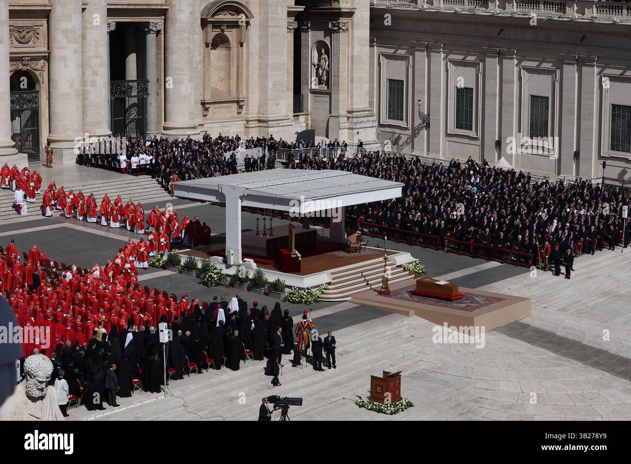 Vatican City, April 26, 2025: Cardinal Giovanni Battista Re celebrates ...