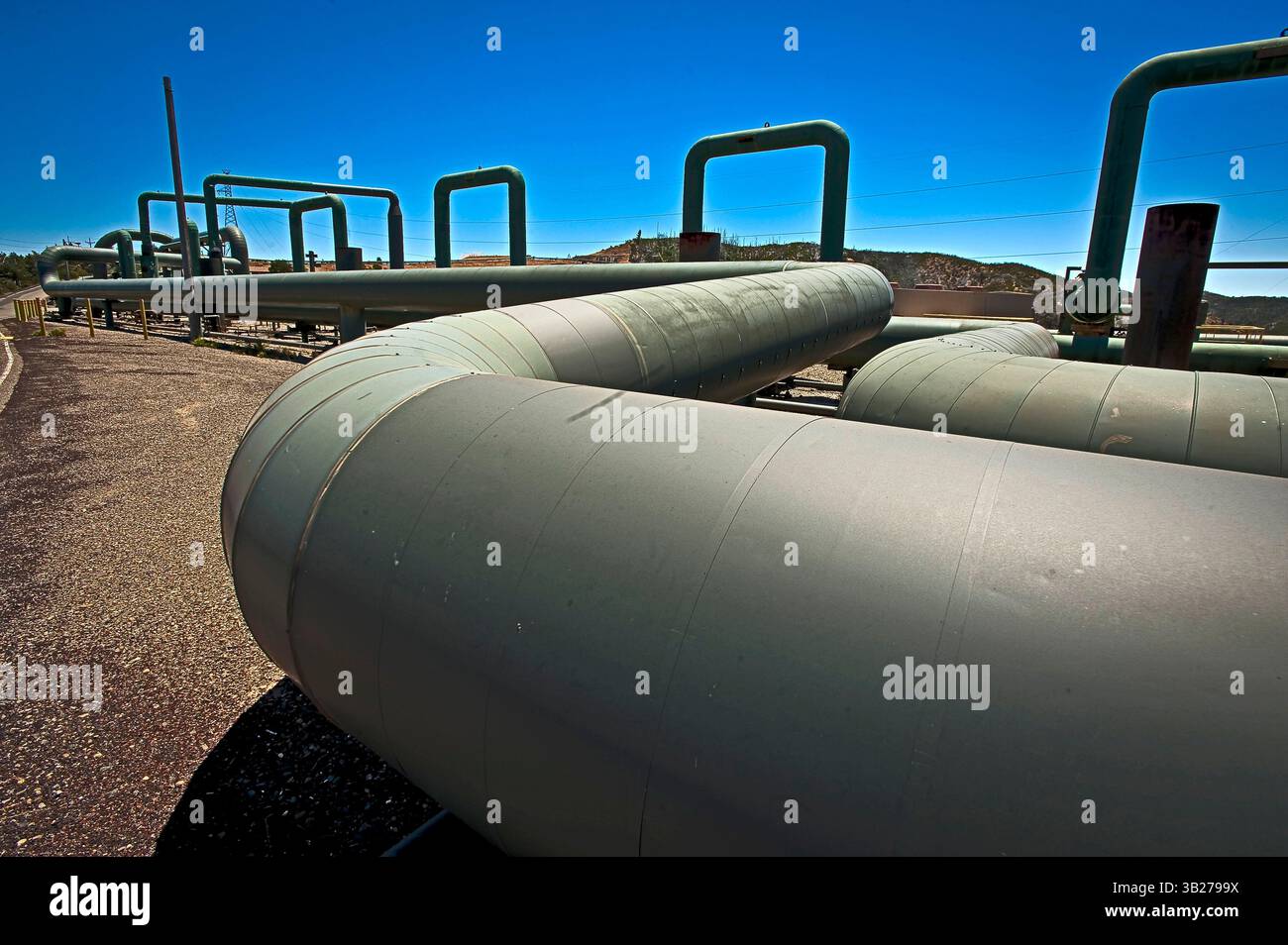 Jul 07, 2009 - Anderson Springs, California, USA - A series of wells ...