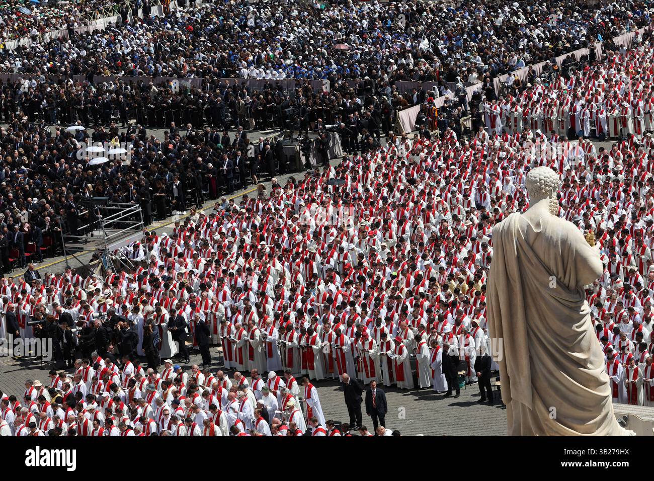 Vatican City, April 26, 2025: Cardinal Giovanni Battista Re celebrates ...