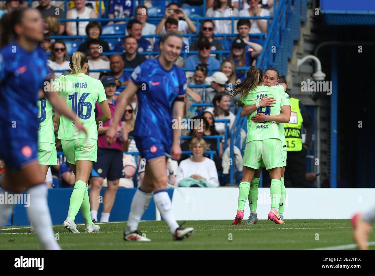 27th April 2025; Stamford Bridge, London, England: UEFA Womens ...