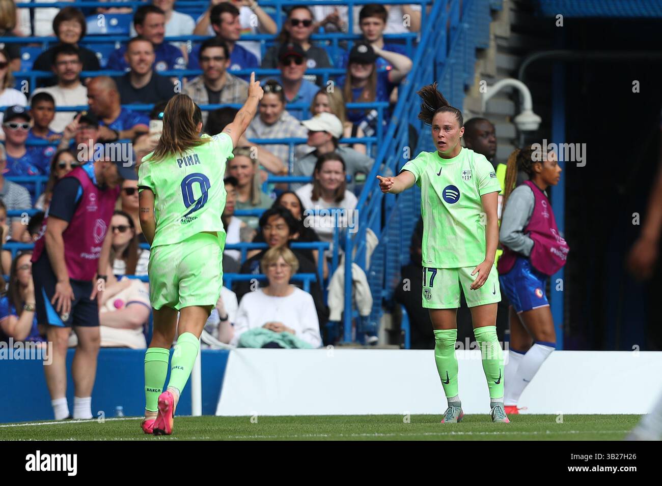 27th April 2025; Stamford Bridge, London, England: UEFA Womens ...