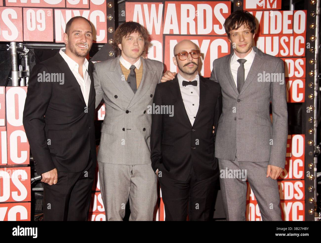 Sep 13, 2009 - New York, New York, USA - 'OK GO' band members (L-R) TIM ...