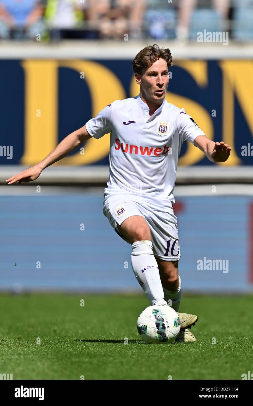 Yari Verschaeren (10) of Anderlecht pictured during the Jupiler Pro ...