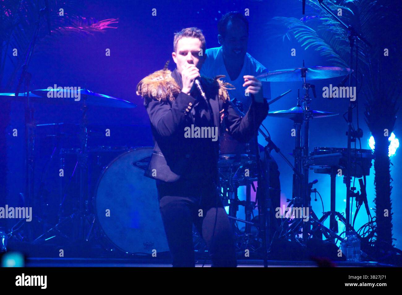 Sep 15, 2009 - Irvine, California, USA - Singer BRANDON FLOWERS of The ...