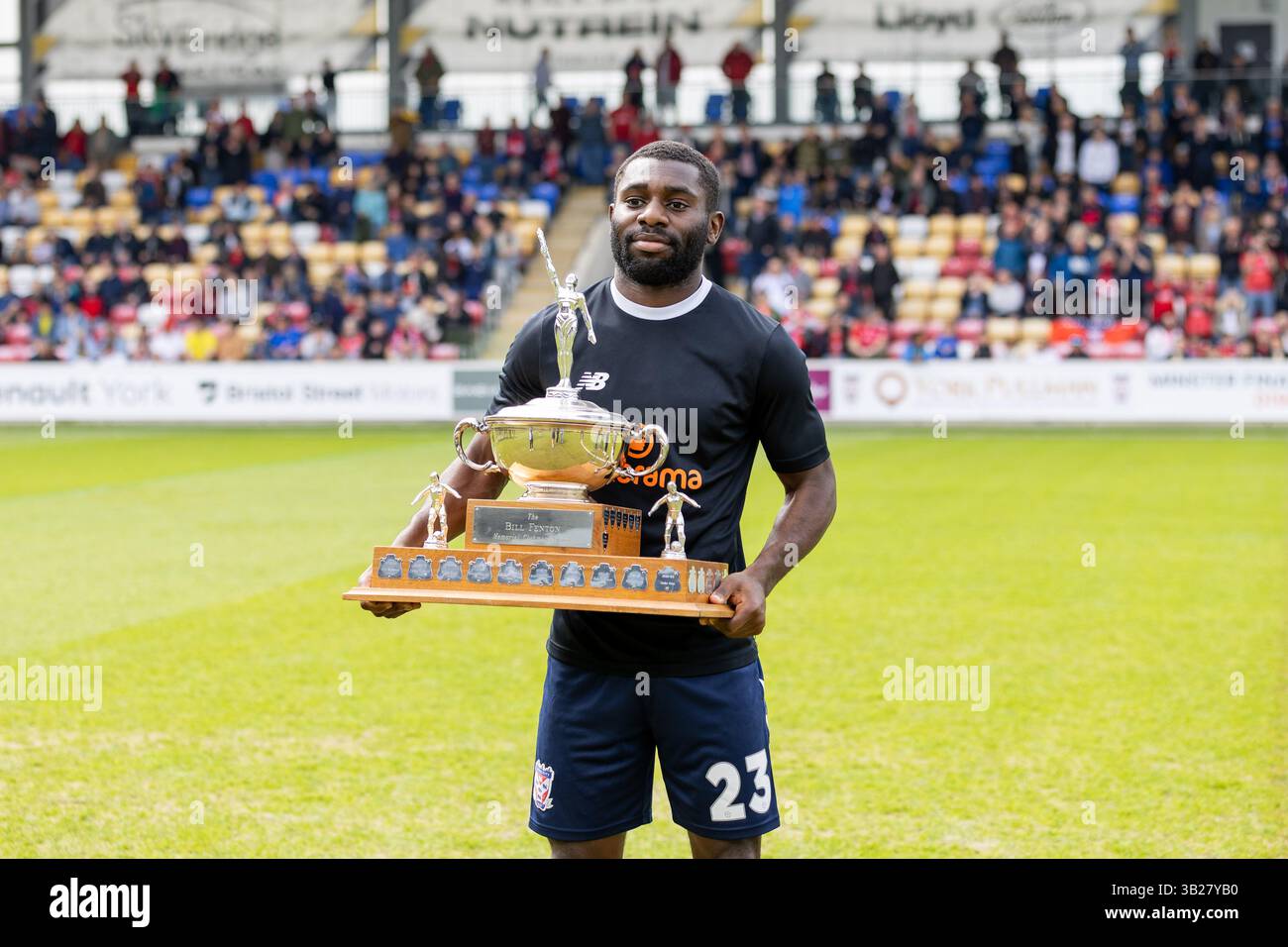 York, United Kingdom, 26 April 2025, York City VS Solihull Moors, National League Match, Joe ...