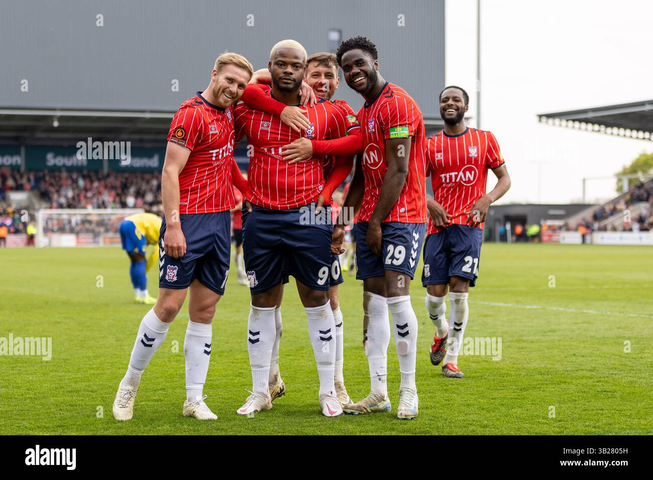 York, United Kingdom, 26 April 2025, Dan Batty, Dipo Akinyemi, Ollie ...