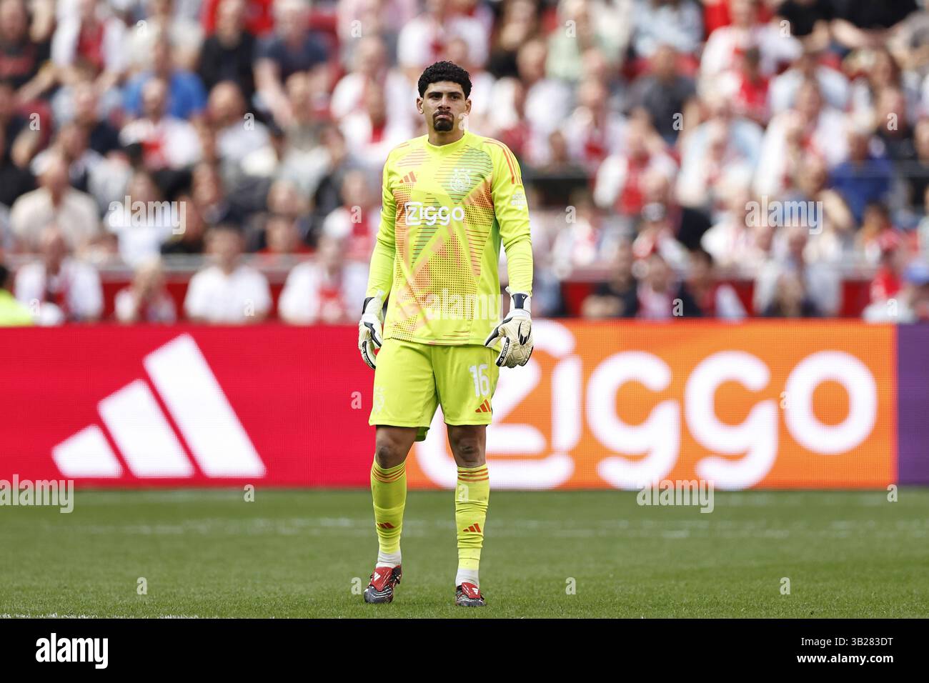AMSTERDAM - Ajax goalkeeper Matheus during the Dutch Eredivisie match ...