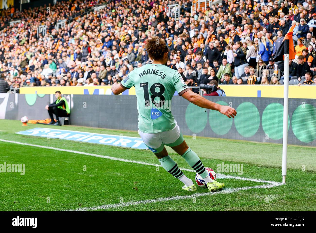 MKM Stadium, Hull, England - 26th April 2025 Marcus Harness (18) of ...