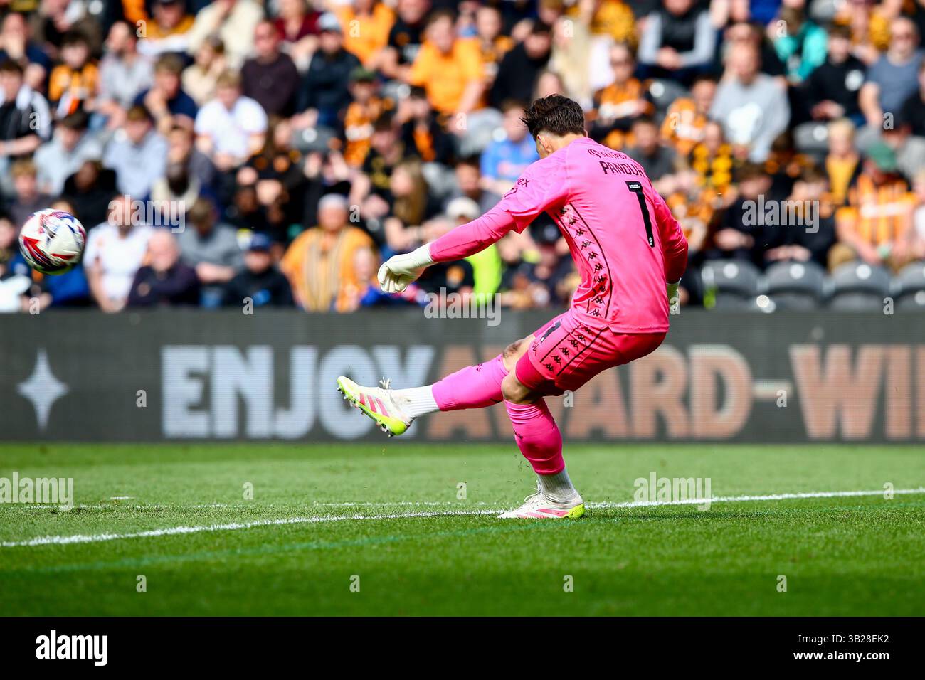 MKM Stadium, Hull, England - 26th April 2025 Ivor Pandur Goalkeeper of ...