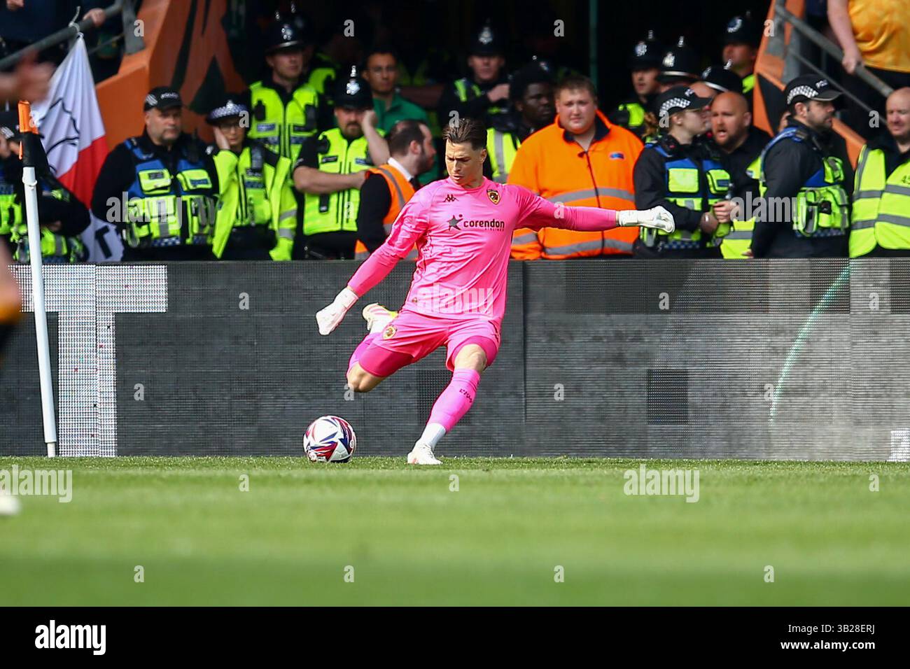 MKM Stadium, Hull, England - 26th April 2025 Ivor Pandur Goalkeeper of ...