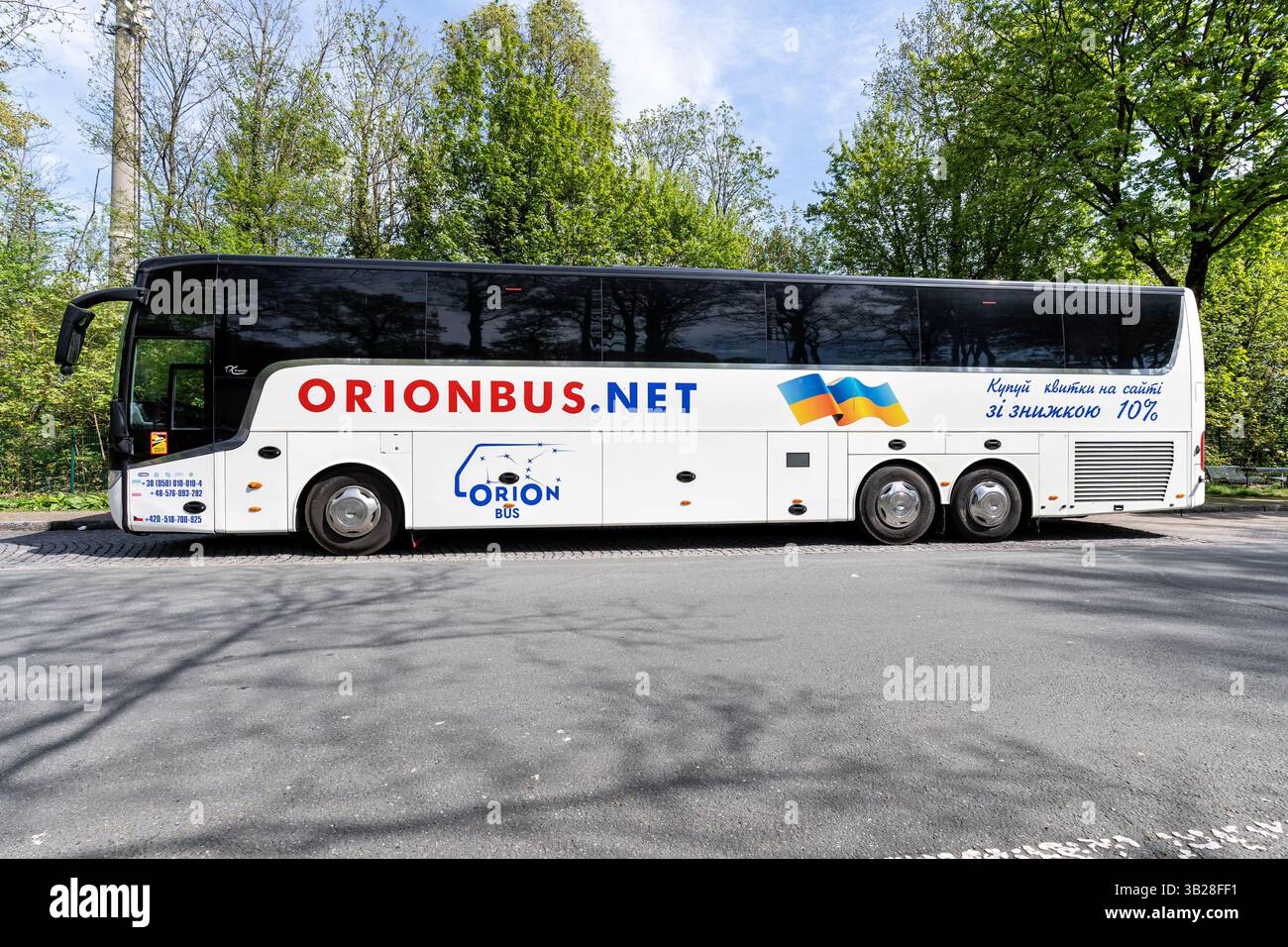 Orionbus Van Hool TX17 Acron intercity bus Stock Photo - Alamy