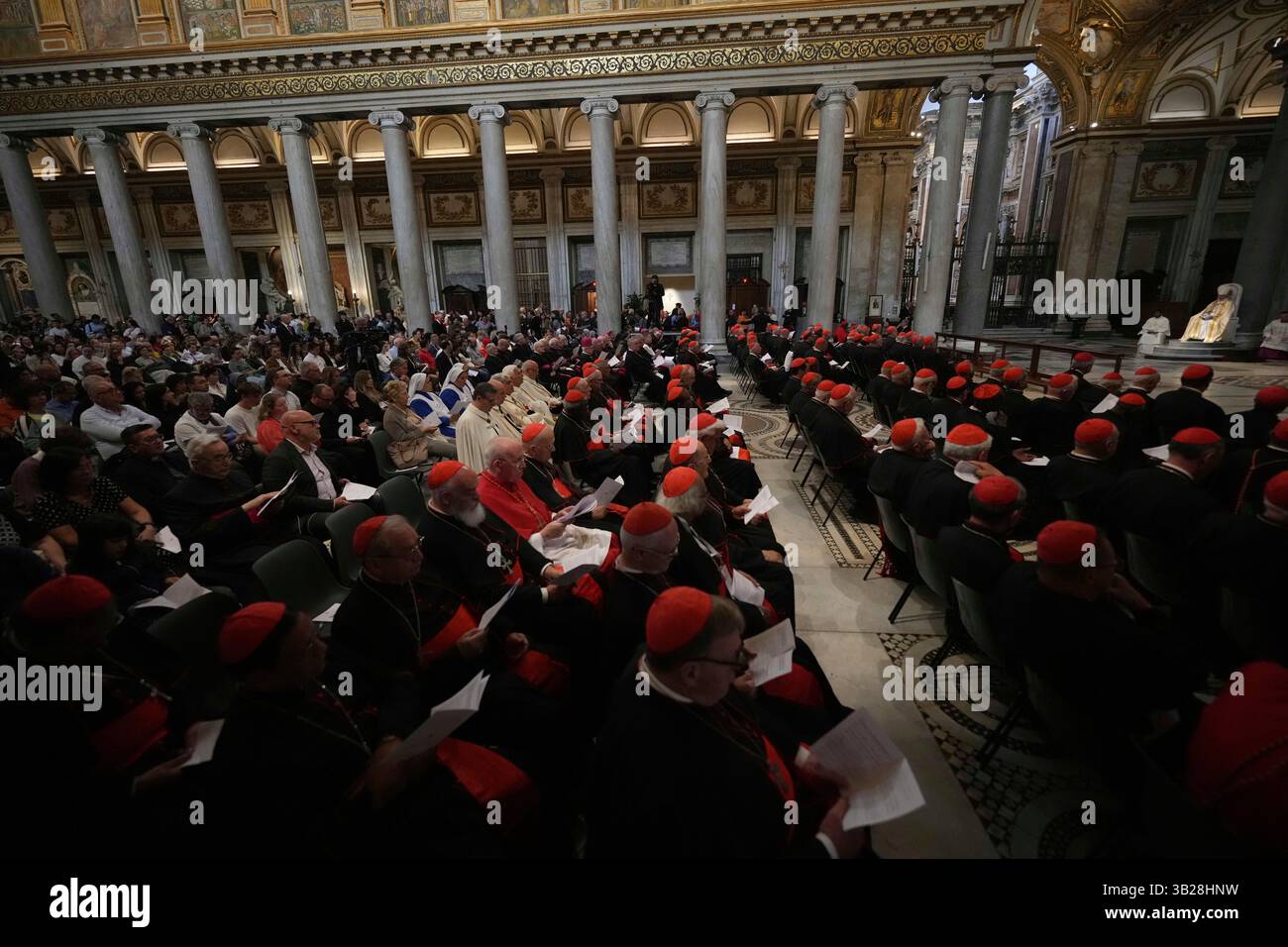 Cardinals led by Cardinal Rolandas Makrikas acted a Vespers service ...