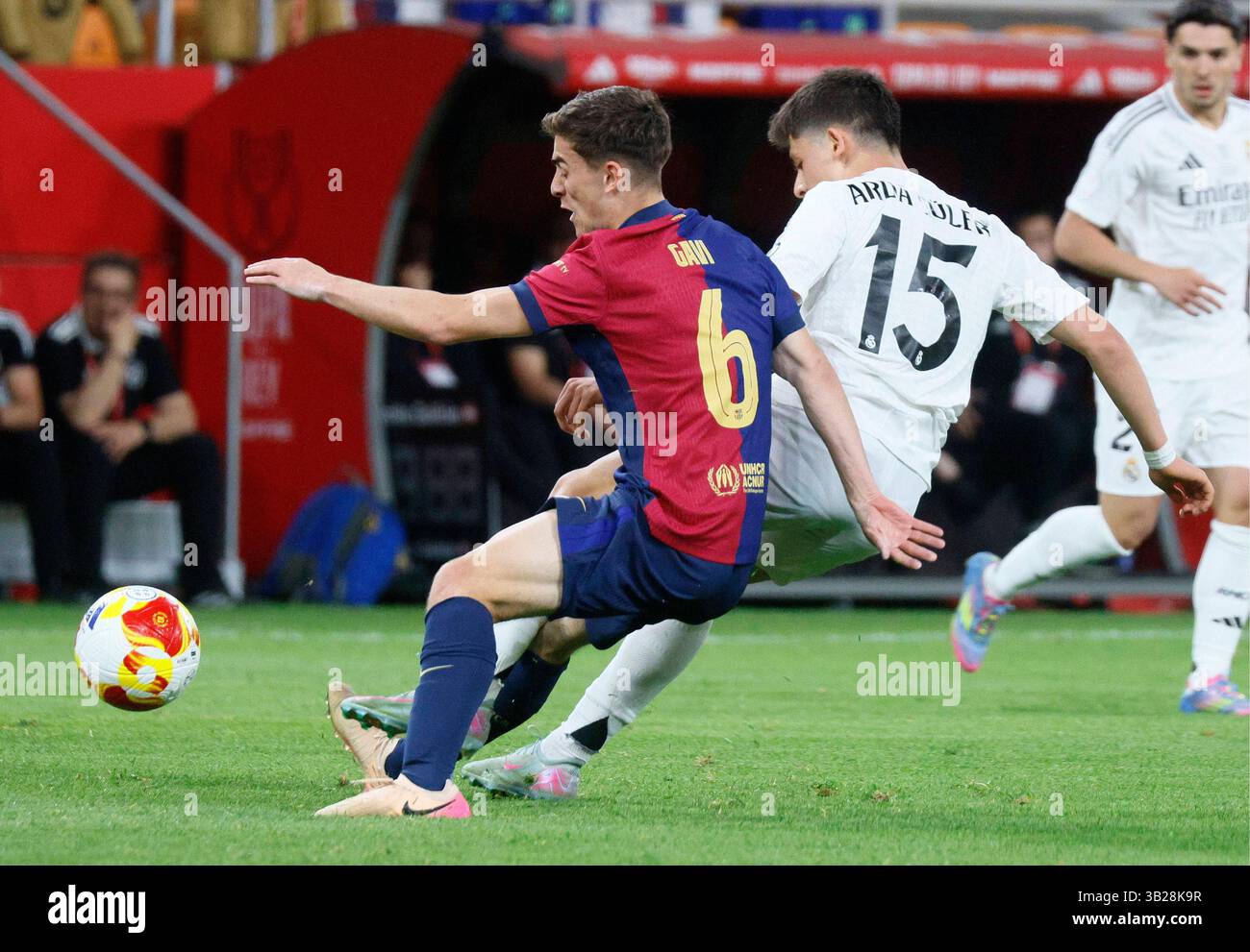 Spanish King Cup (Copa del Rey) final soccer match FC Barcelona vs Real ...