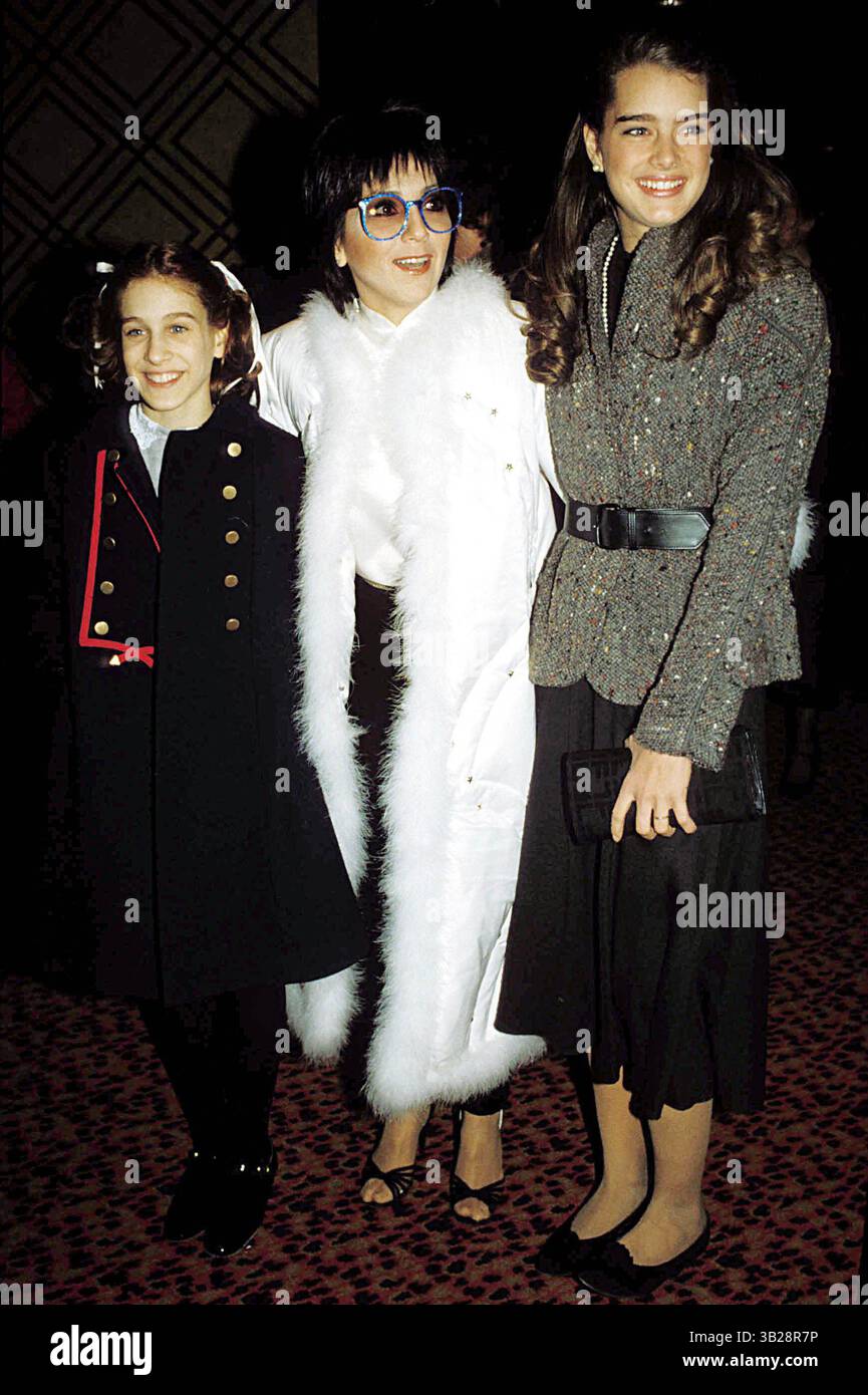 SARA JESSICA PARKER WITH JOYCE DEWITT AND BROOKE SHIELDS 1979.#11085.Â ...