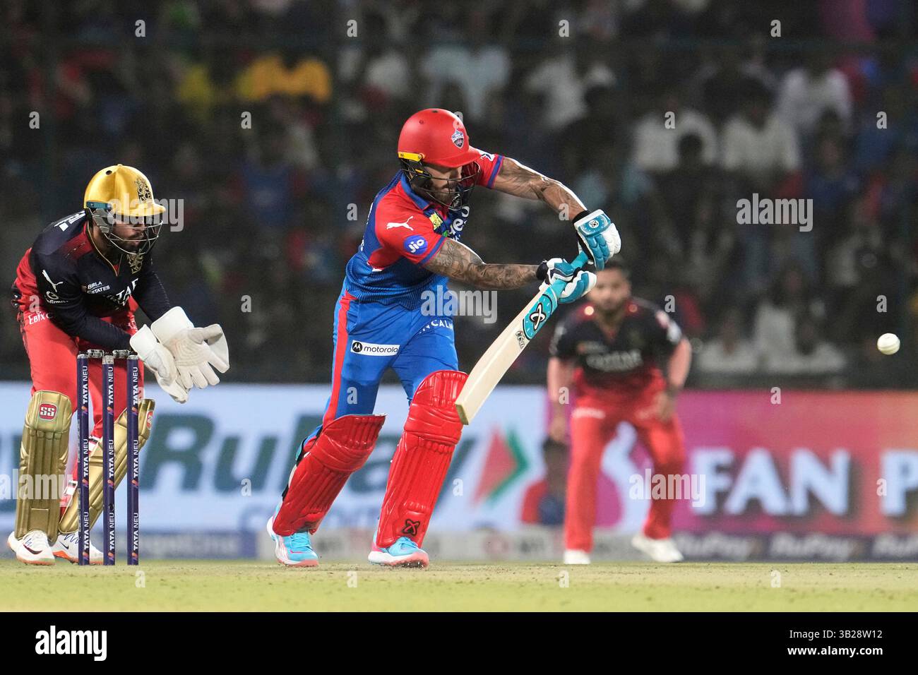 Delhi Capitals' Faf du Plessis bats during the Indian Premier League ...