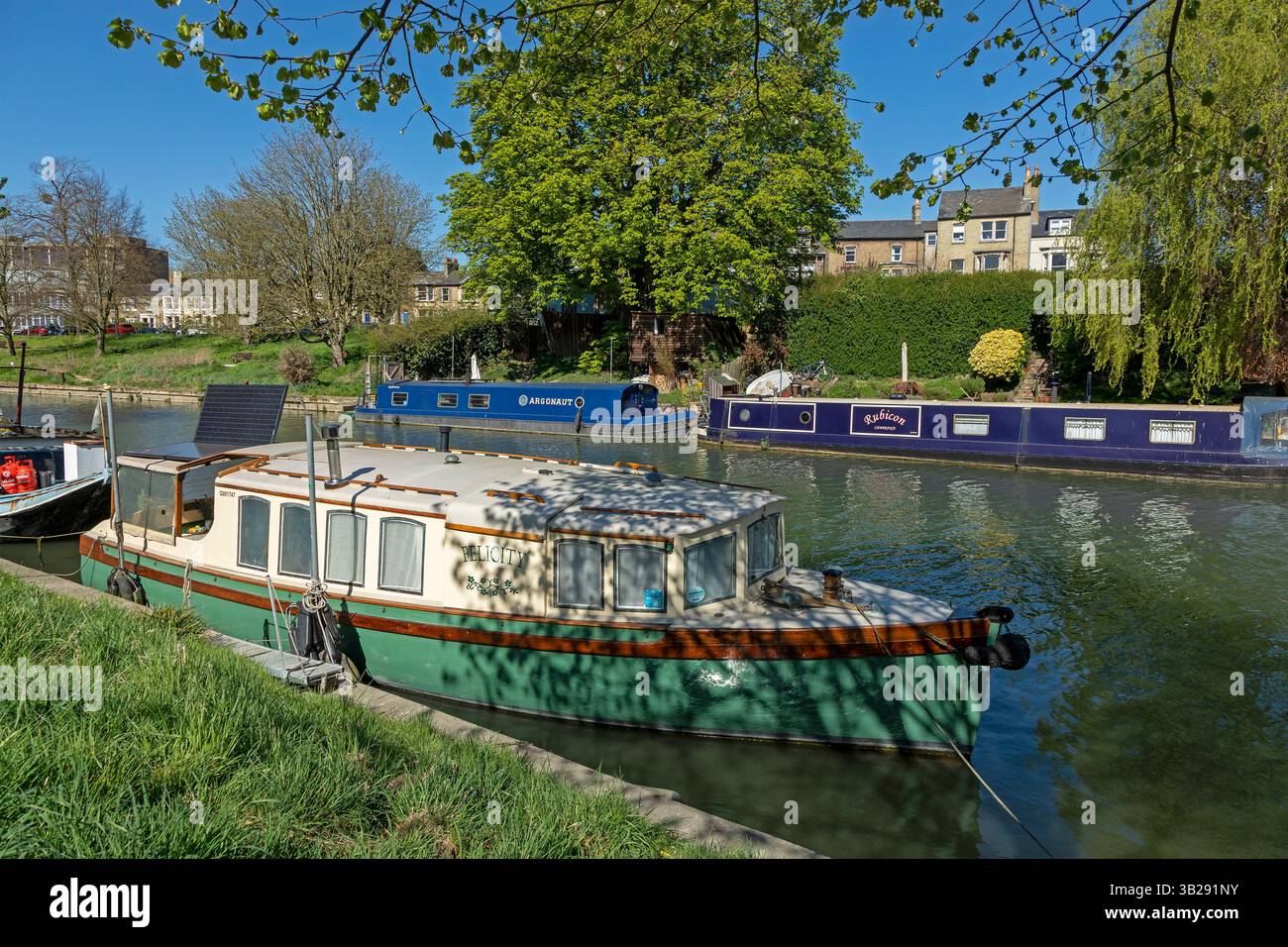 Boats, River Cam, Cambridge, England, Great Britain Stock Photo - Alamy
