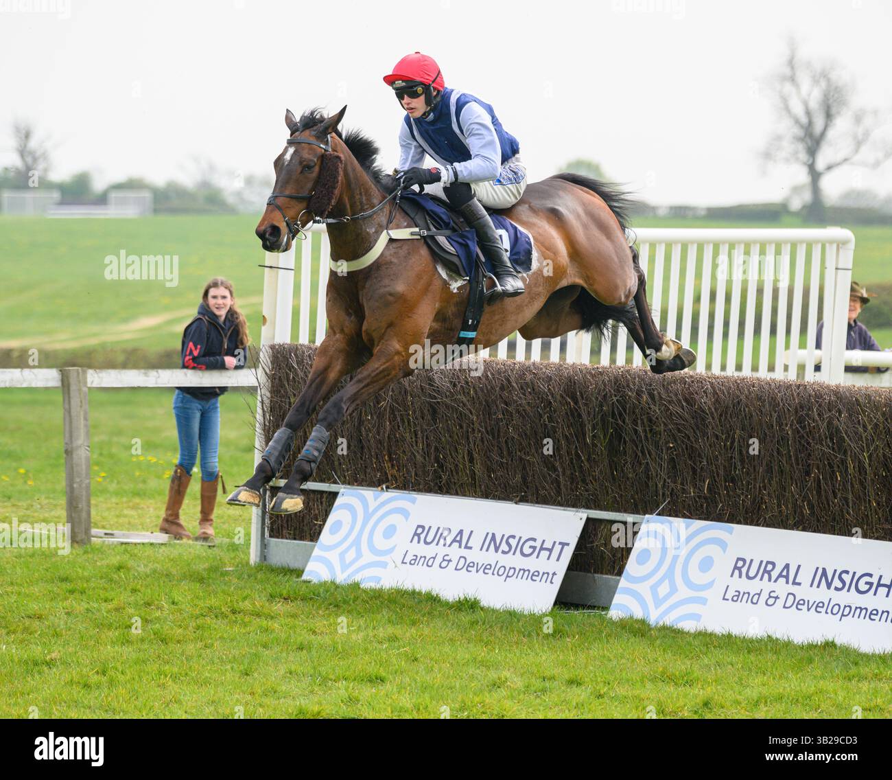 Saturday 26 April 2025. Christian Horner's horse LIFT ME UP and jockey ...