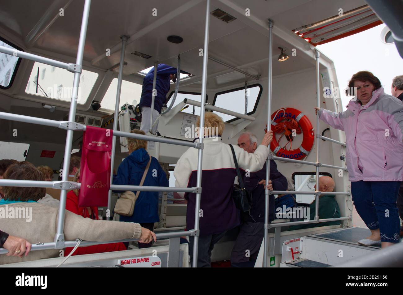Boarding tender transfer hi-res stock photography and images - Alamy