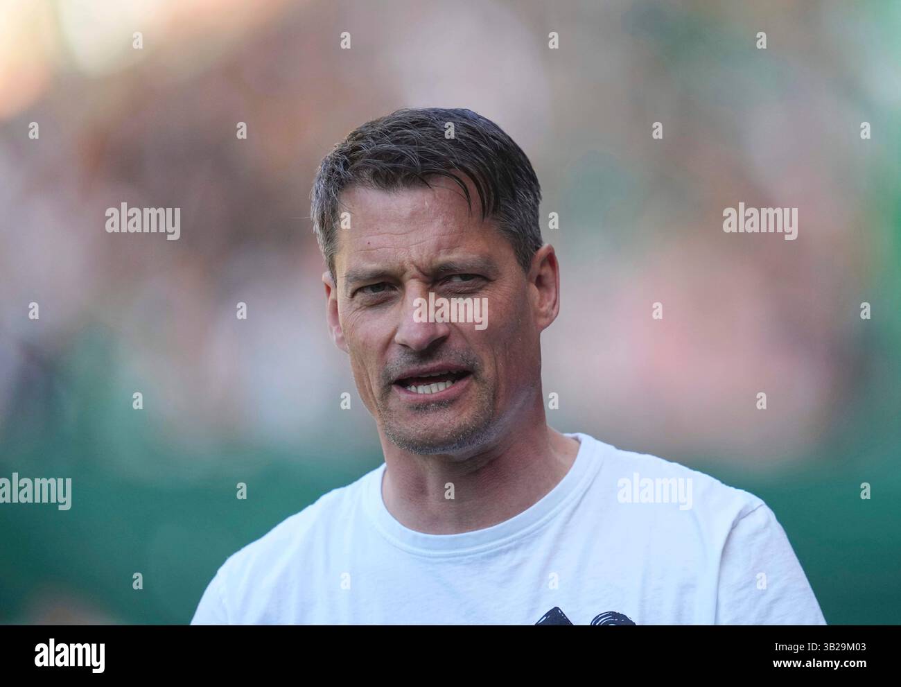 April 27 2025: Alexander Blessin of FC St. Pauli looks on during a 1 ...