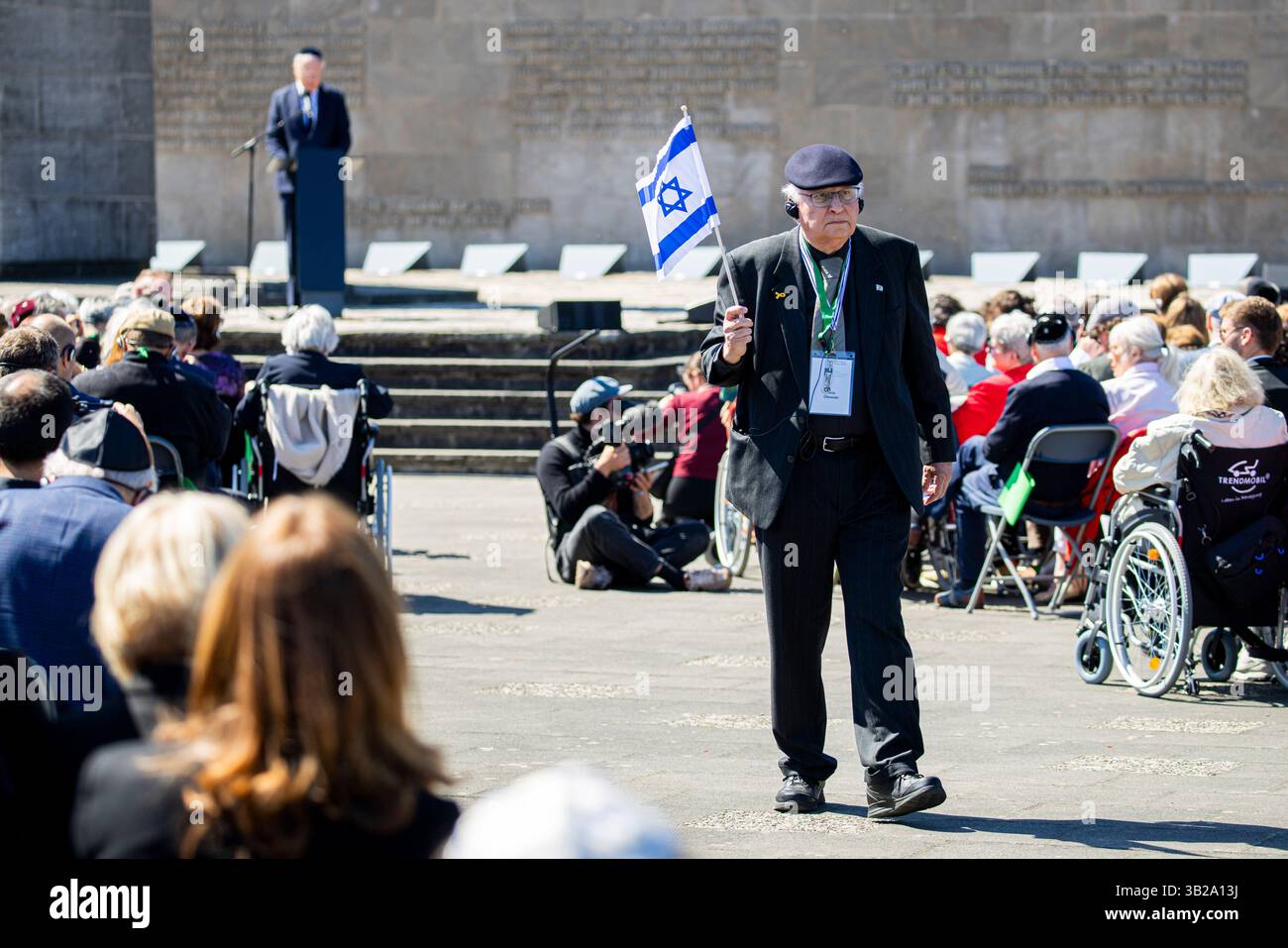 dpatop - 27 April 2025, Lower Saxony, Lohheide: Arie Olewski, chairman ...