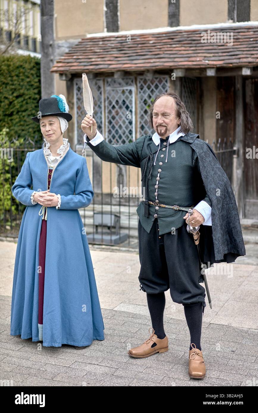 Actor portraying William Shakespeare, Shakespeare Birthday celebration ...