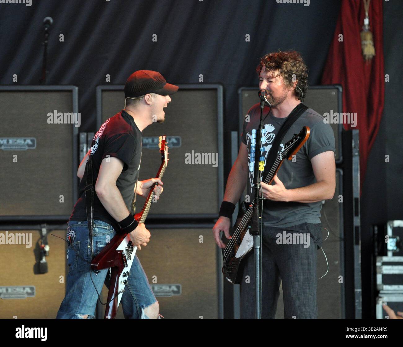 Aug 23, 2009 - Raleigh, North Carolina, USA - Bassist DEAN BACK and ...