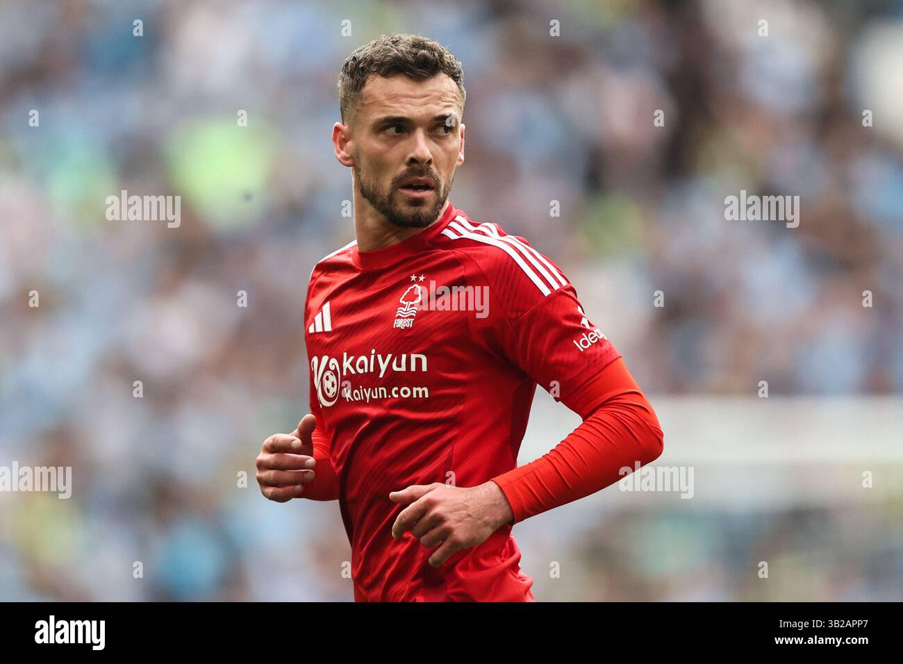 London, UK. 27th Apr, 2025. Harry Toffolo of Nottingham Forest during ...