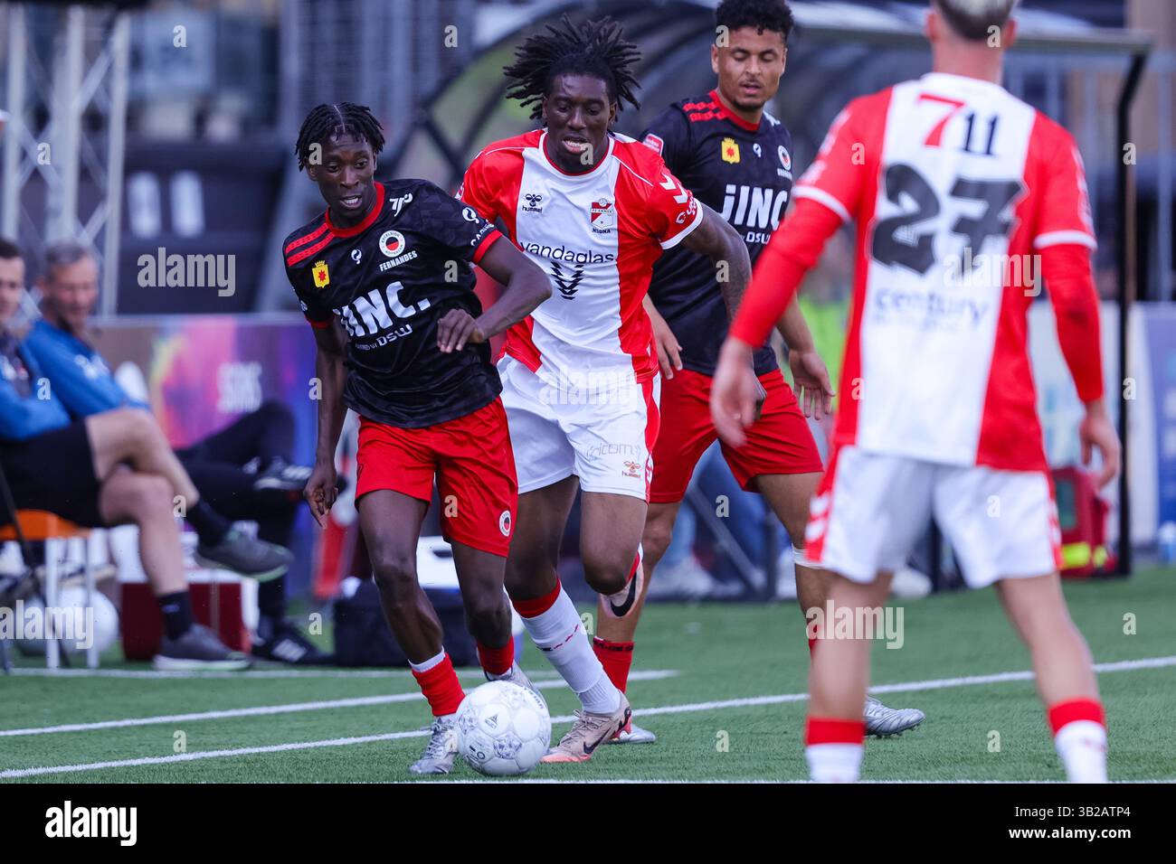 Rotterdam - Derensili Sanches Fernandes of Excelsior Rotterdam, Kelian ...