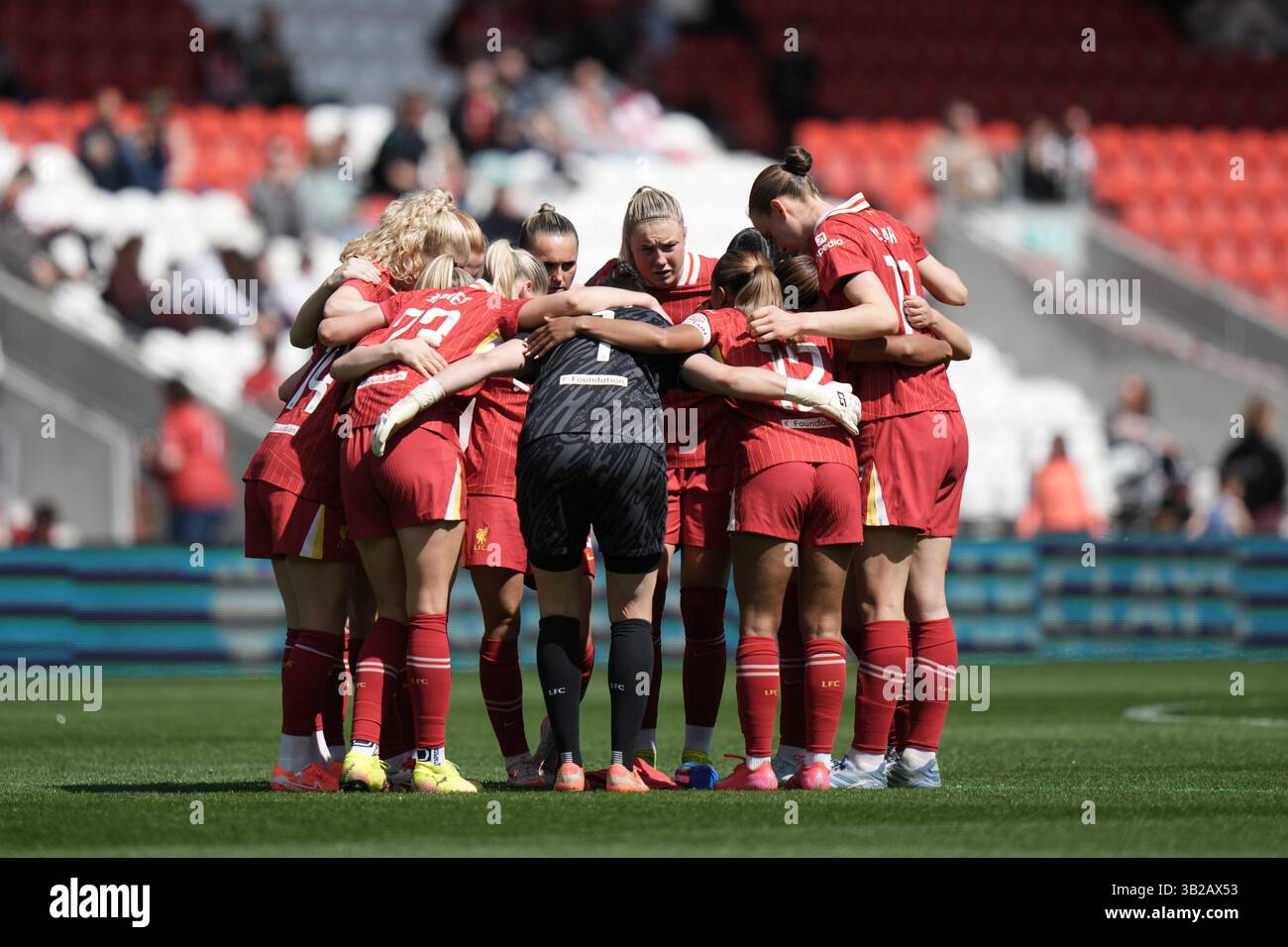 St Helens, UK. 27th Apr, 2025. Liverpool FC v Tottenham FC Barclays ...