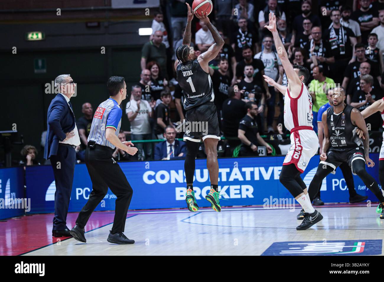 #1 Vital Christian (Bertram Derthona Basket Tortona) during Bertram ...