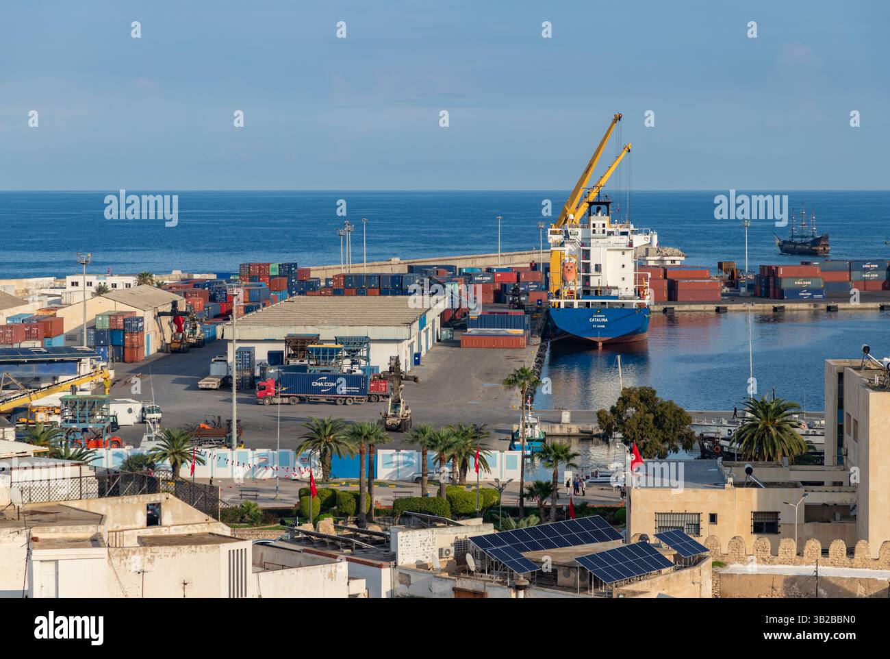 A picture of the Port of Sousse Stock Photo - Alamy