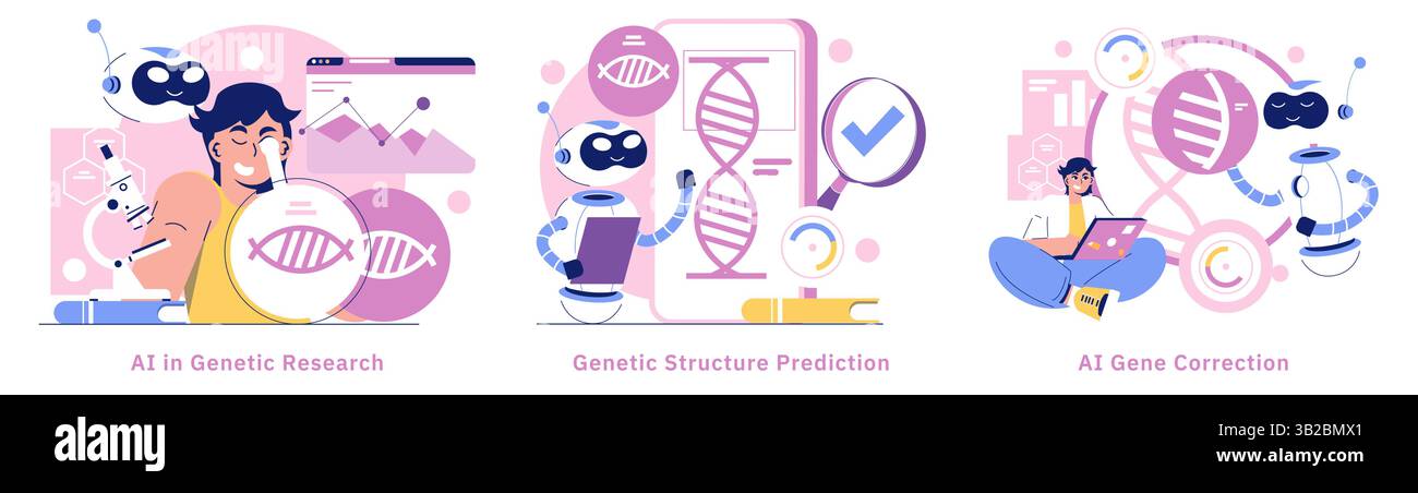 Ai in genetic research hi-res stock photography and images - Alamy