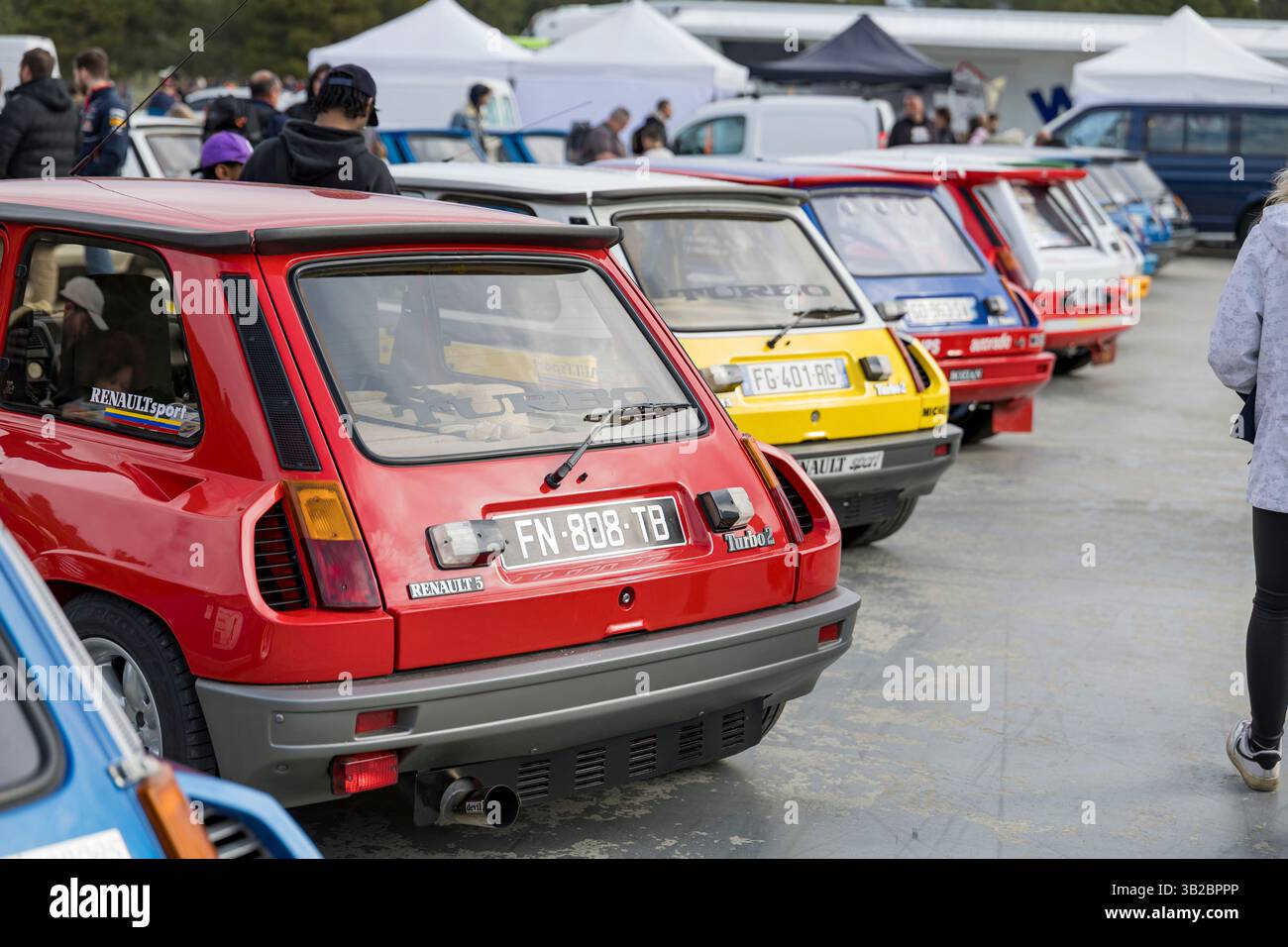 Ambiance expo Renault 5 turbo portrait, during the 2025 KENNOL Grand ...