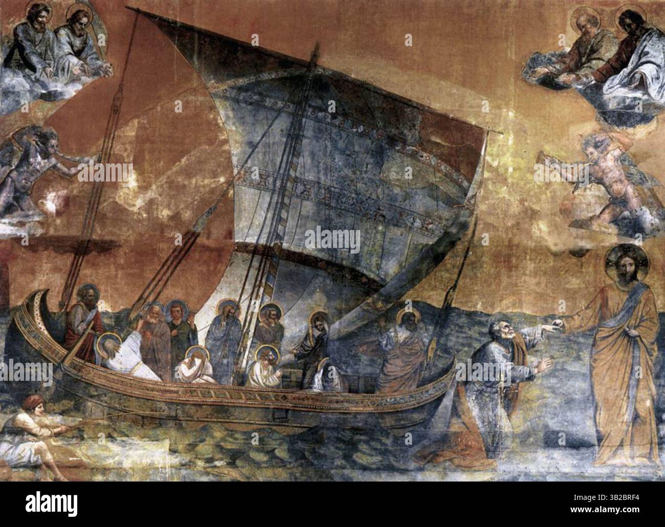 The Navicella (literally "little ship") or Bark of St. Peter,[2] of Old ...