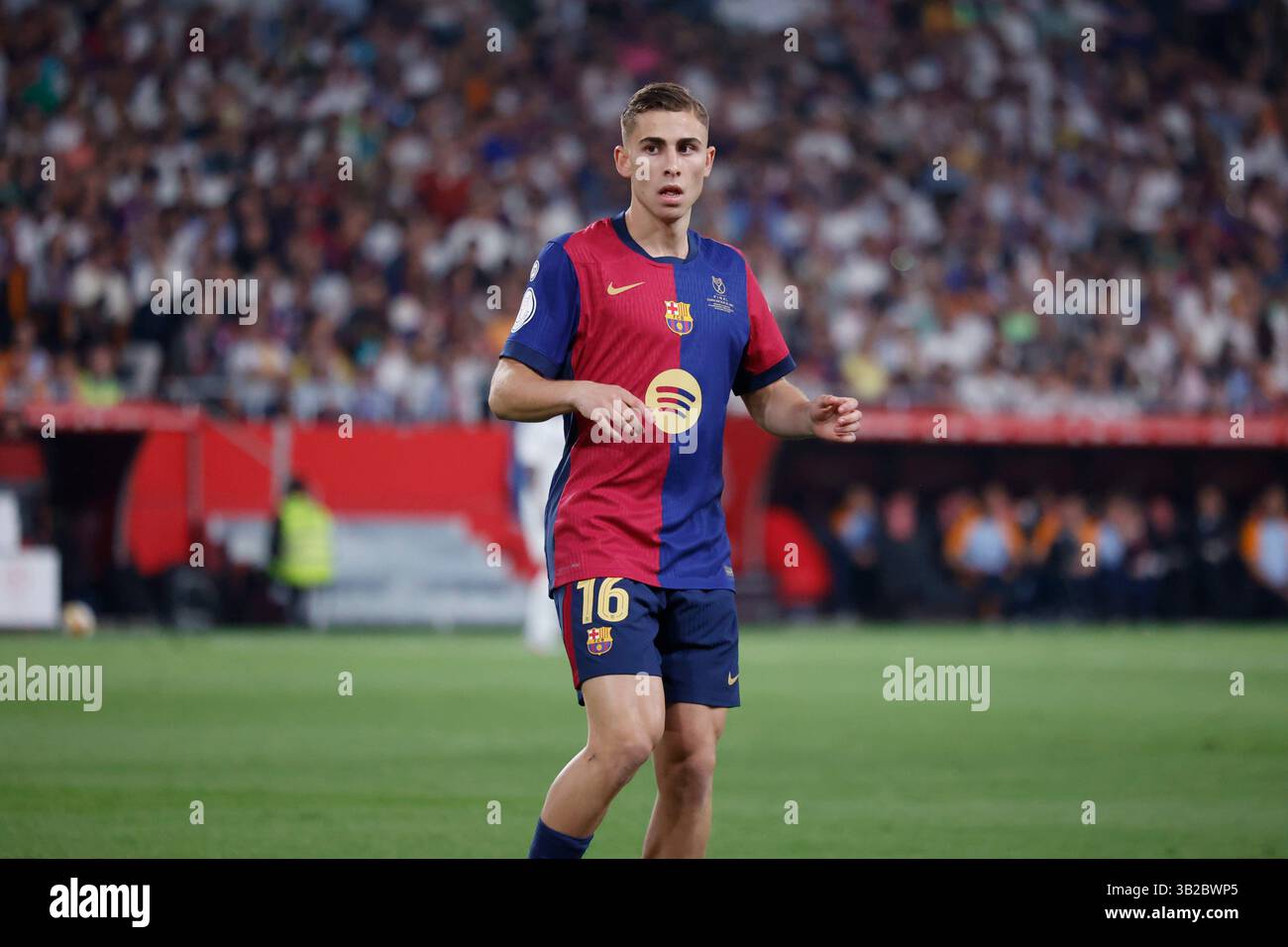 SEVILLE, SPAIN - APRIL 26, 2025: Fermin Lopez during Copa del Rey Final ...